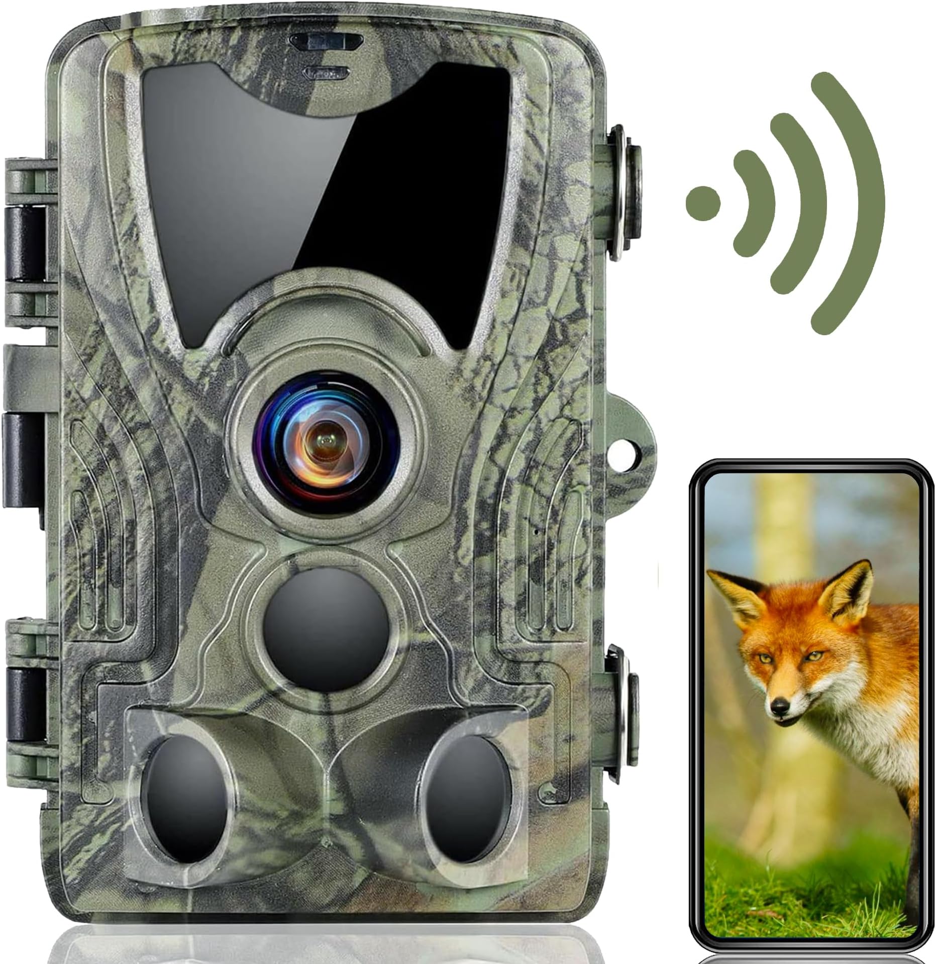 Amazon.com: CAMVILD Trail Camera WiFi, 30MP 4K Game Camera with Night ...