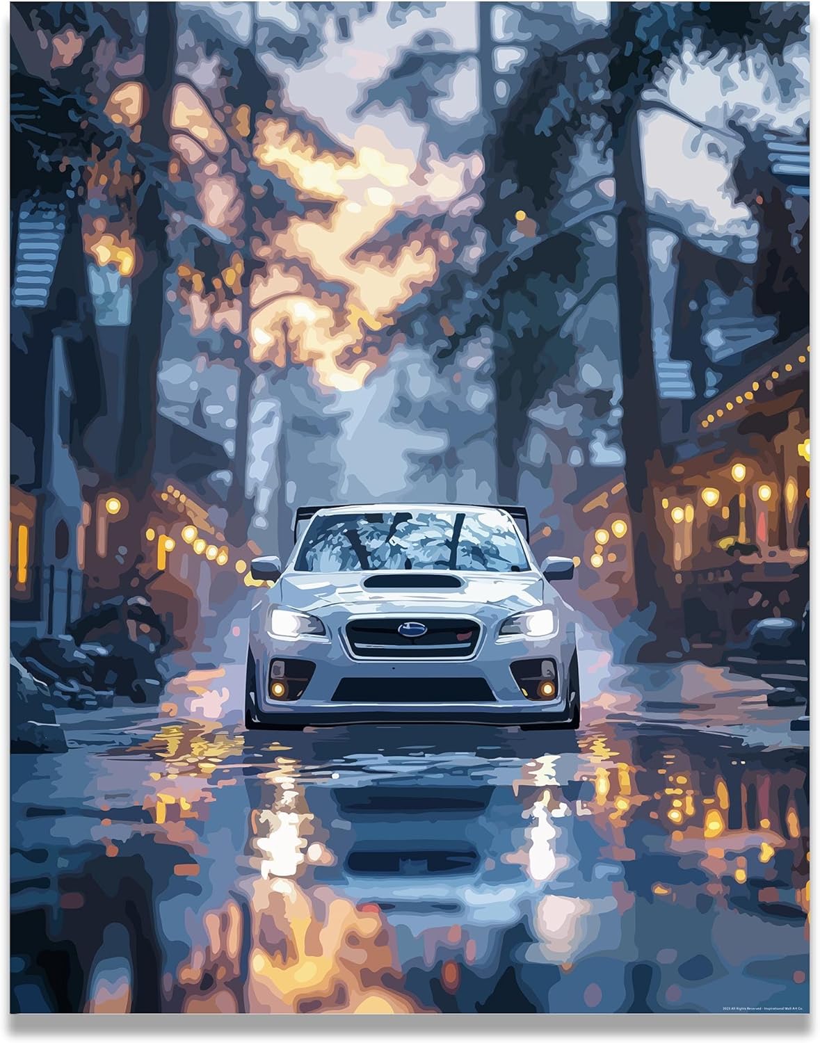 Amazon.com: Inspirational Wall Art Co. - Accelerated | Subaru WRX STI ...
