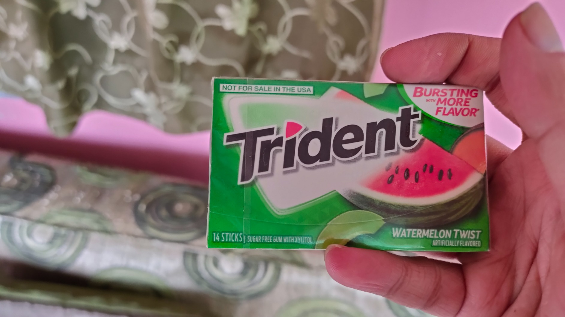 Trident Sugar Free Chewing Gum Watermelon Twist, 14 Sticks, 26 g : Amazon.in: Grocery & Gourmet ...