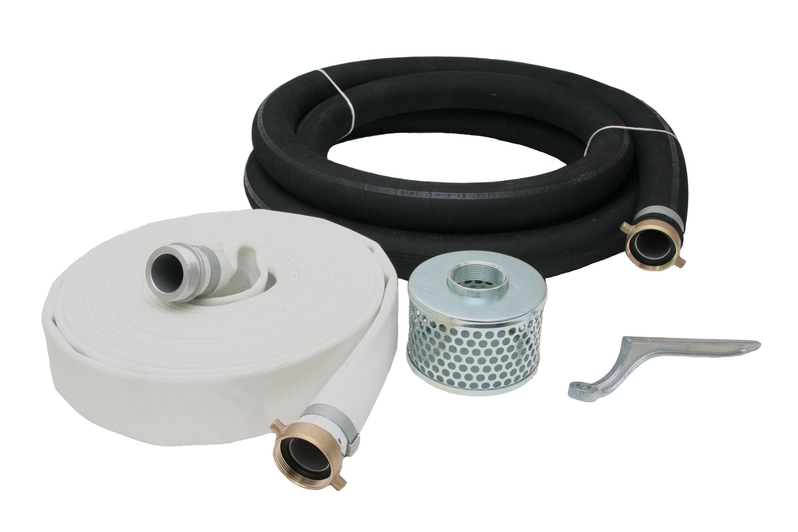 Abbott Rubber Rubber Water Suction and Discharge Hose Pump Kit, Black ...