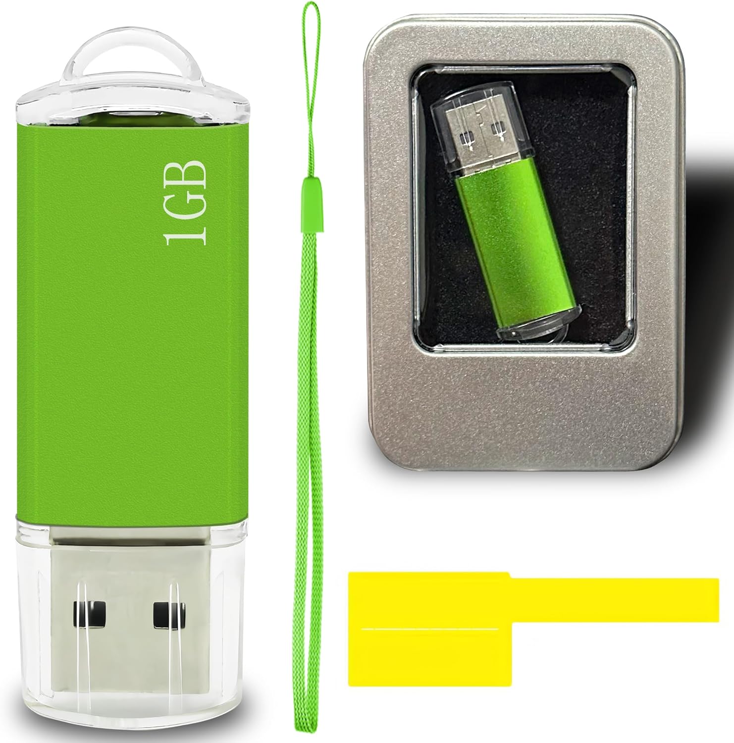 Amazon.com: Nicepicten 1GB USB 2.0 Flash Drive 1 Pack Green USB Thumb ...