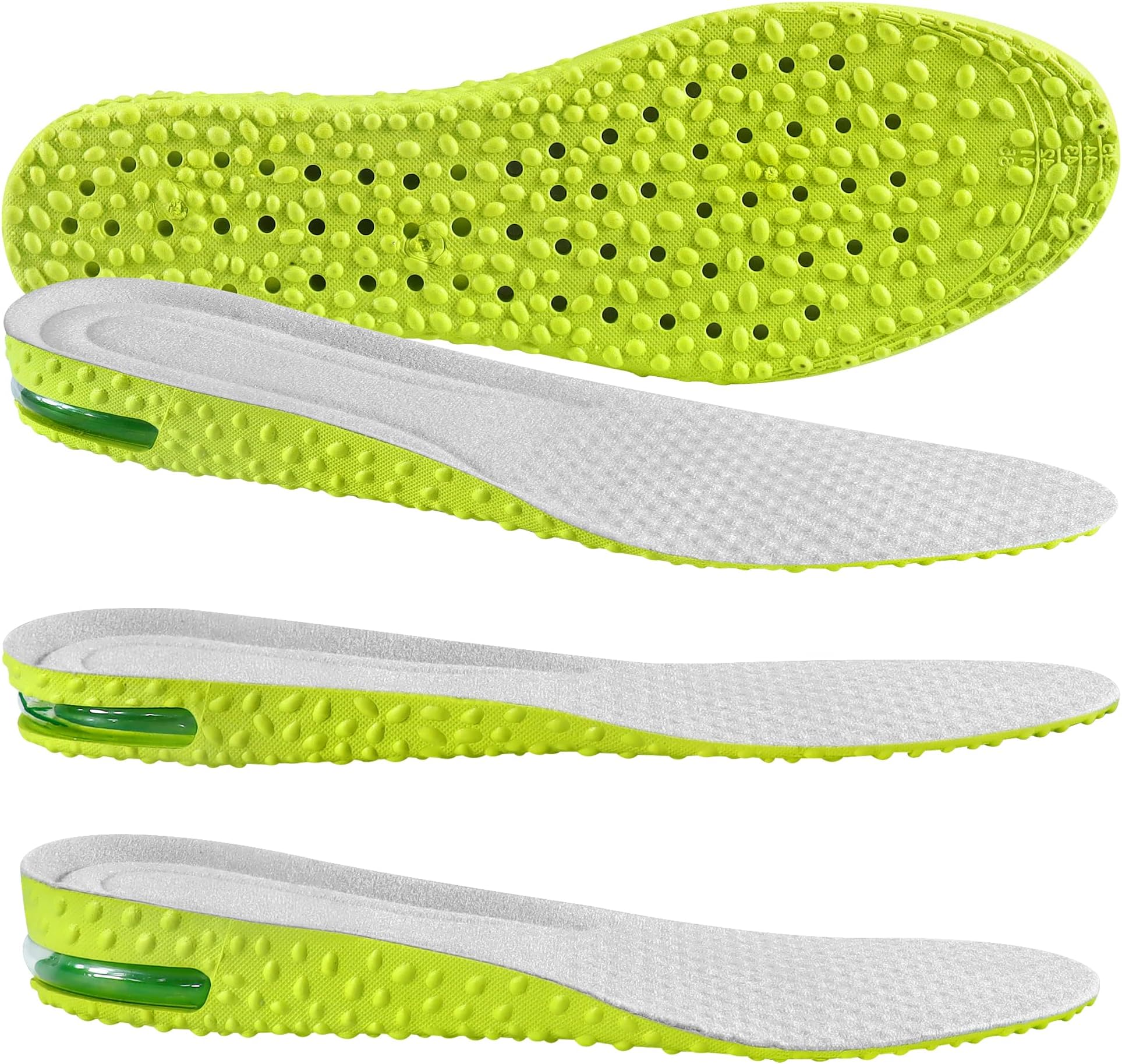 Amazon.com: Upgraded Height Increase Insoles, Adjustable Scalable Air ...