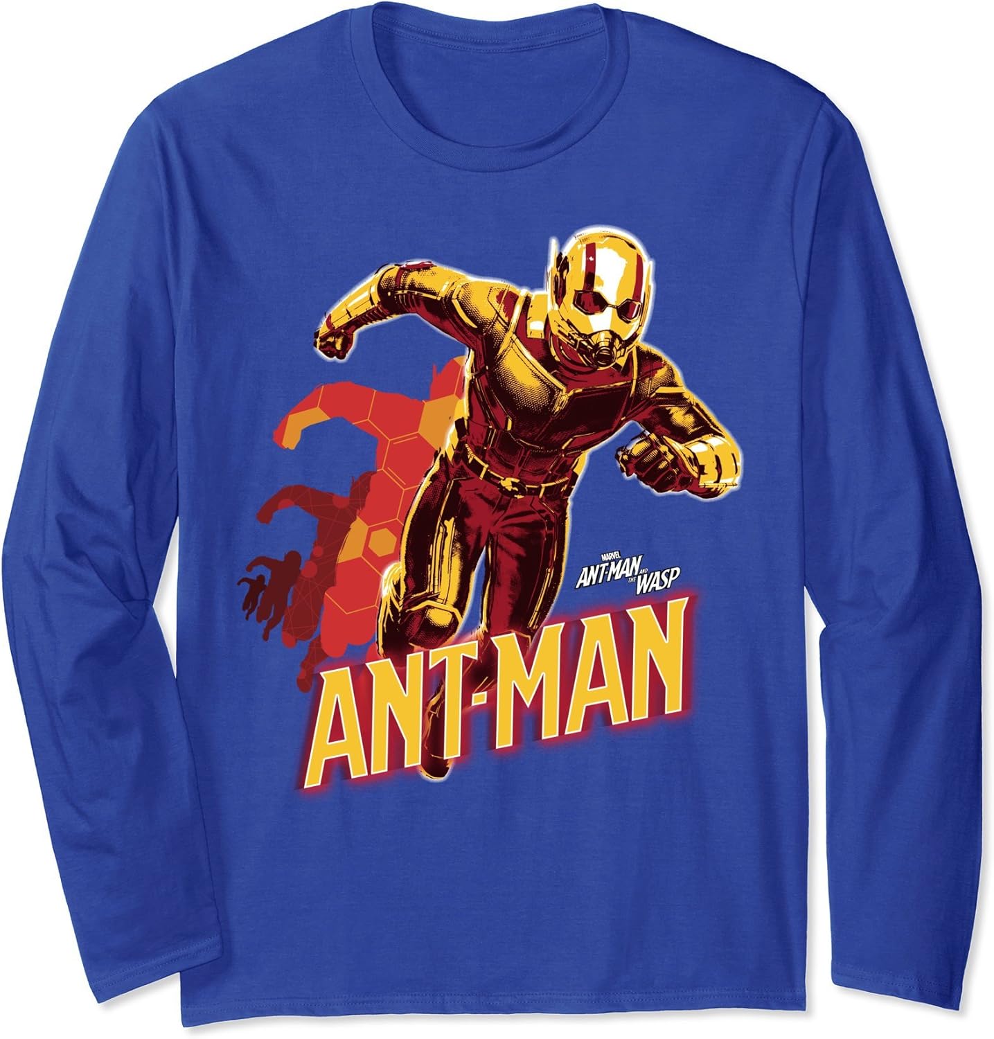 Amazon.com: Marvel Ant-Man & The Wasp Transformation Long Sleeve Tee ...