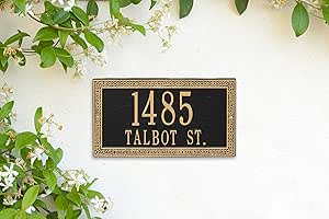 Amazon.com: Celtic Cornerstone Irish Address Plaque. Display Your ...