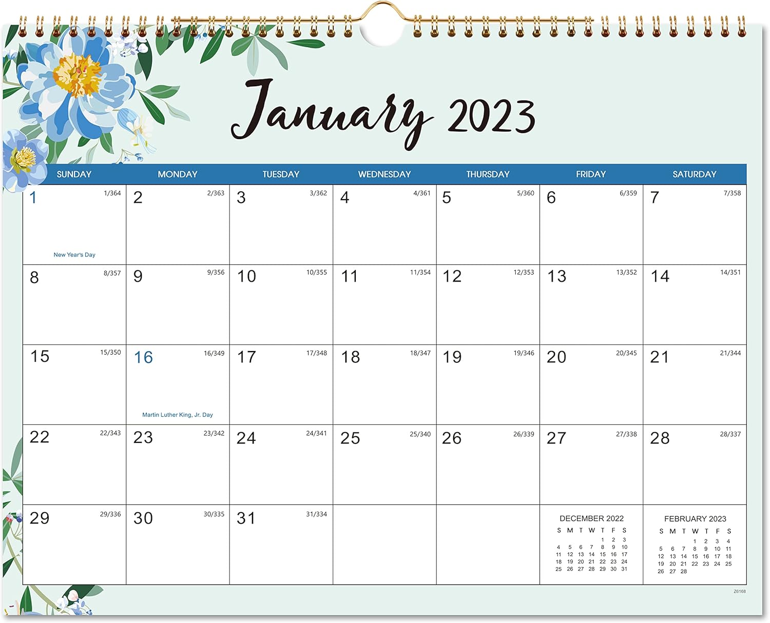 Buy Calendar 2023 - Wall Calendar 2023, January 2023 to June 2024, 14.8 ...