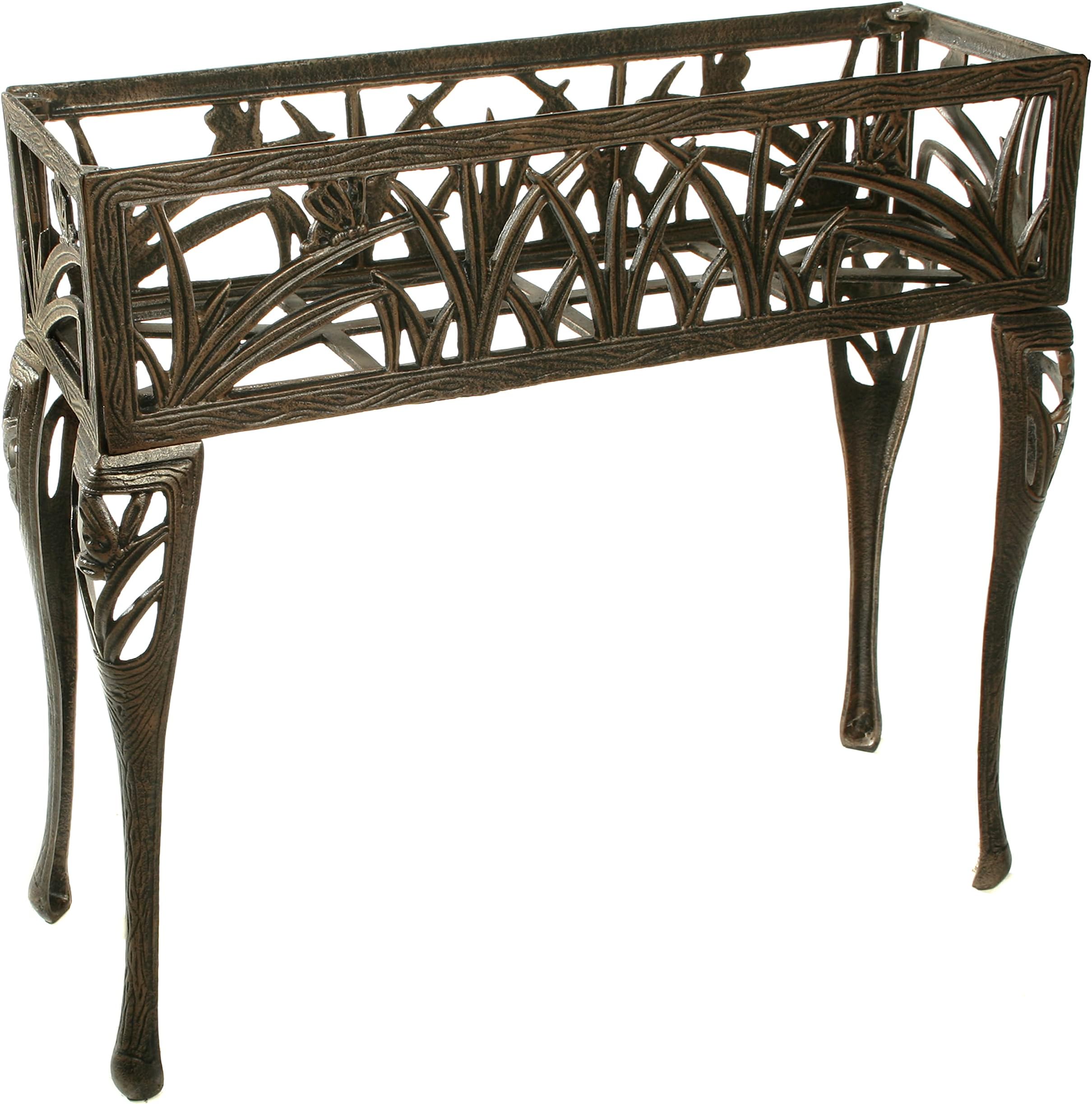 Amazon.com : Sungmor Heavy Duty Cast Iron Potted Plant Stand Garden ...