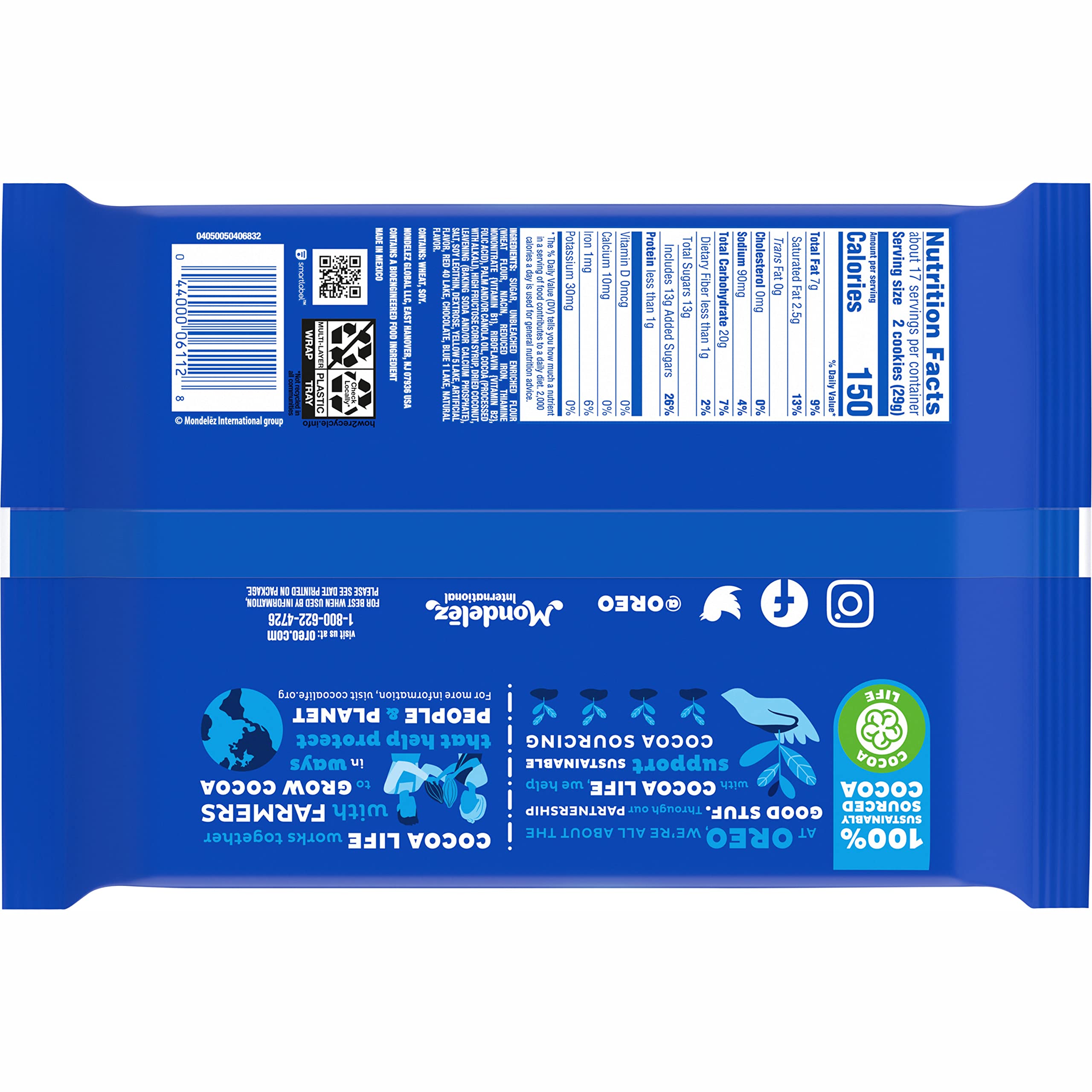 Oreo Chocolate Sandwich Cookies Caramel Coconut Flavored New Oreo