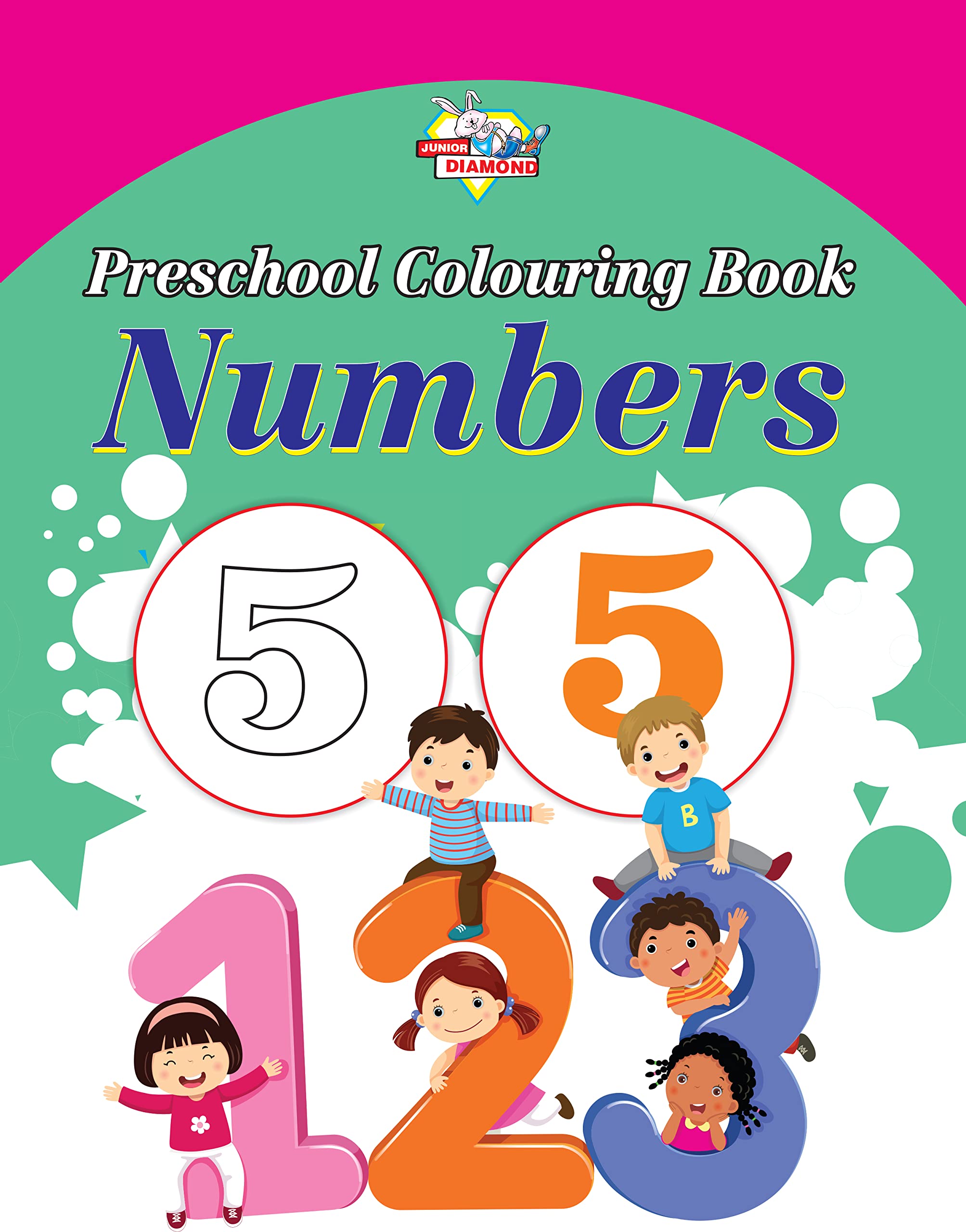 Preschool Colouring Book Numbers | Activity Colouring Book for 3 to 6 ...