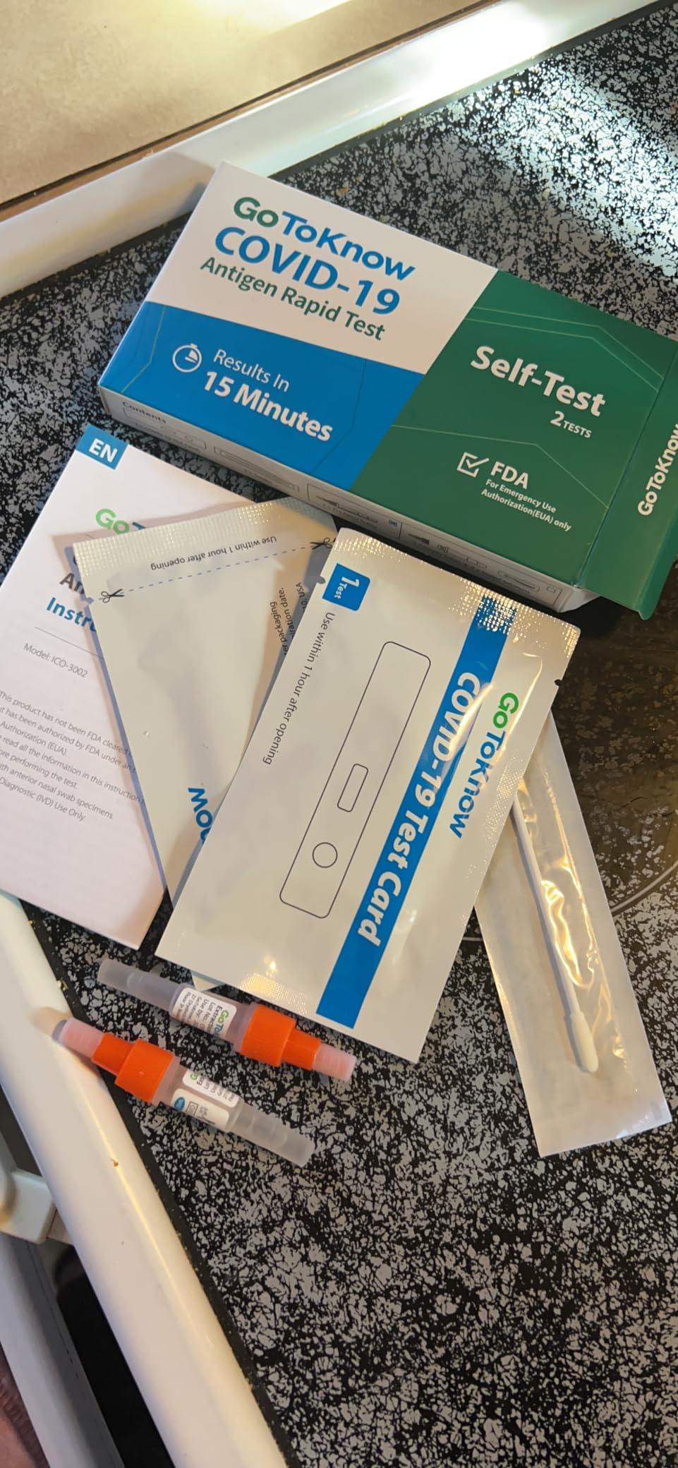 Amazon.com: GoToKnow COVID-19 Antigen Rapid Test, 1 Pack, 2 Tests Total ...