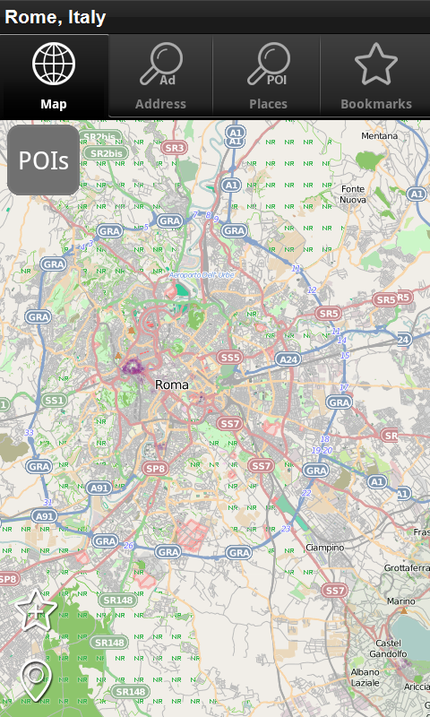 Google Map In Rome Italy