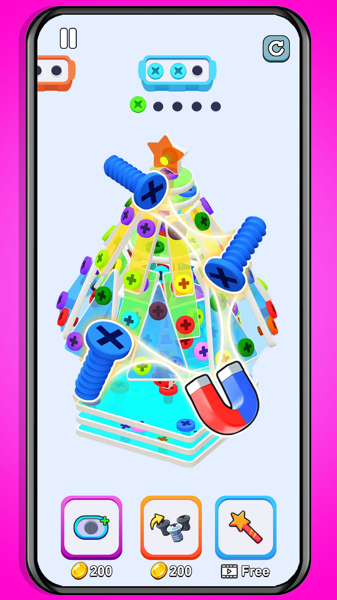 Screw Sort Master 3D Pin Jam Puzzle: Nuts and Bolts Screw Away ...