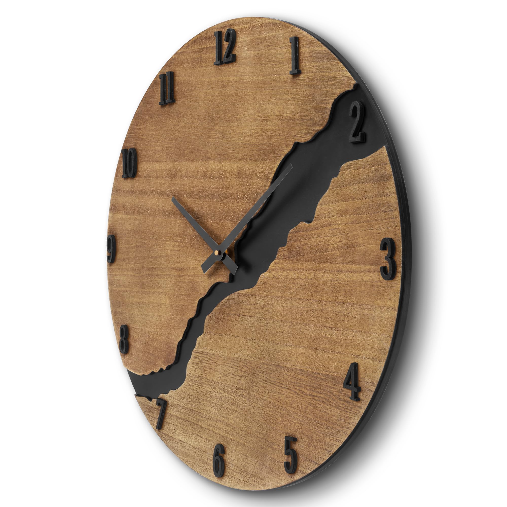 SkyNature Large Wall Clock, 24 Inch Wall Clocks Battery Operated ...