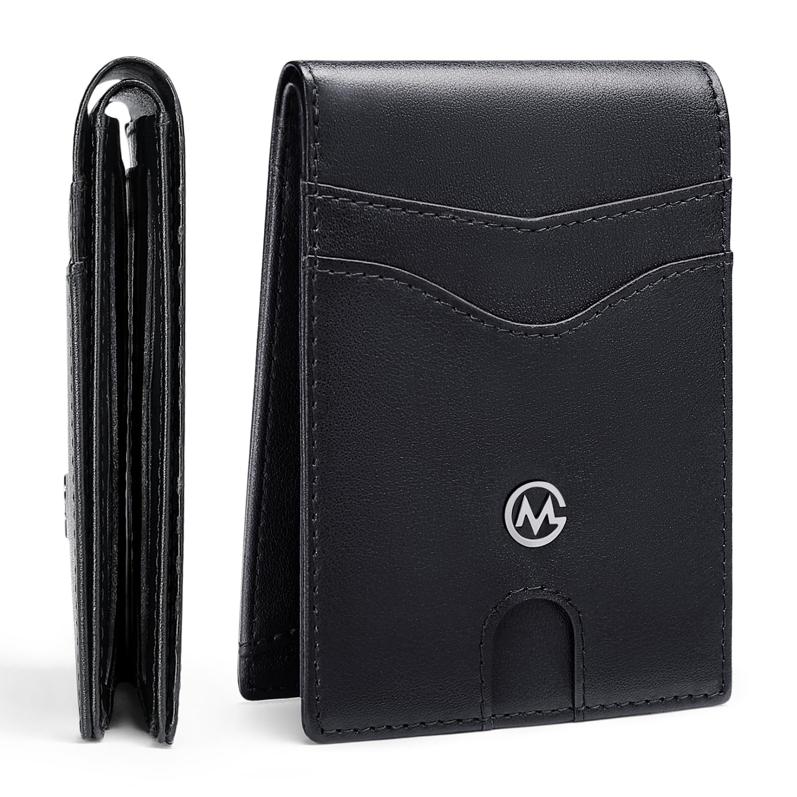Amazon.com: GOLF QUALITY Wallet for Men - Slim Leather Bifold Wallets ...