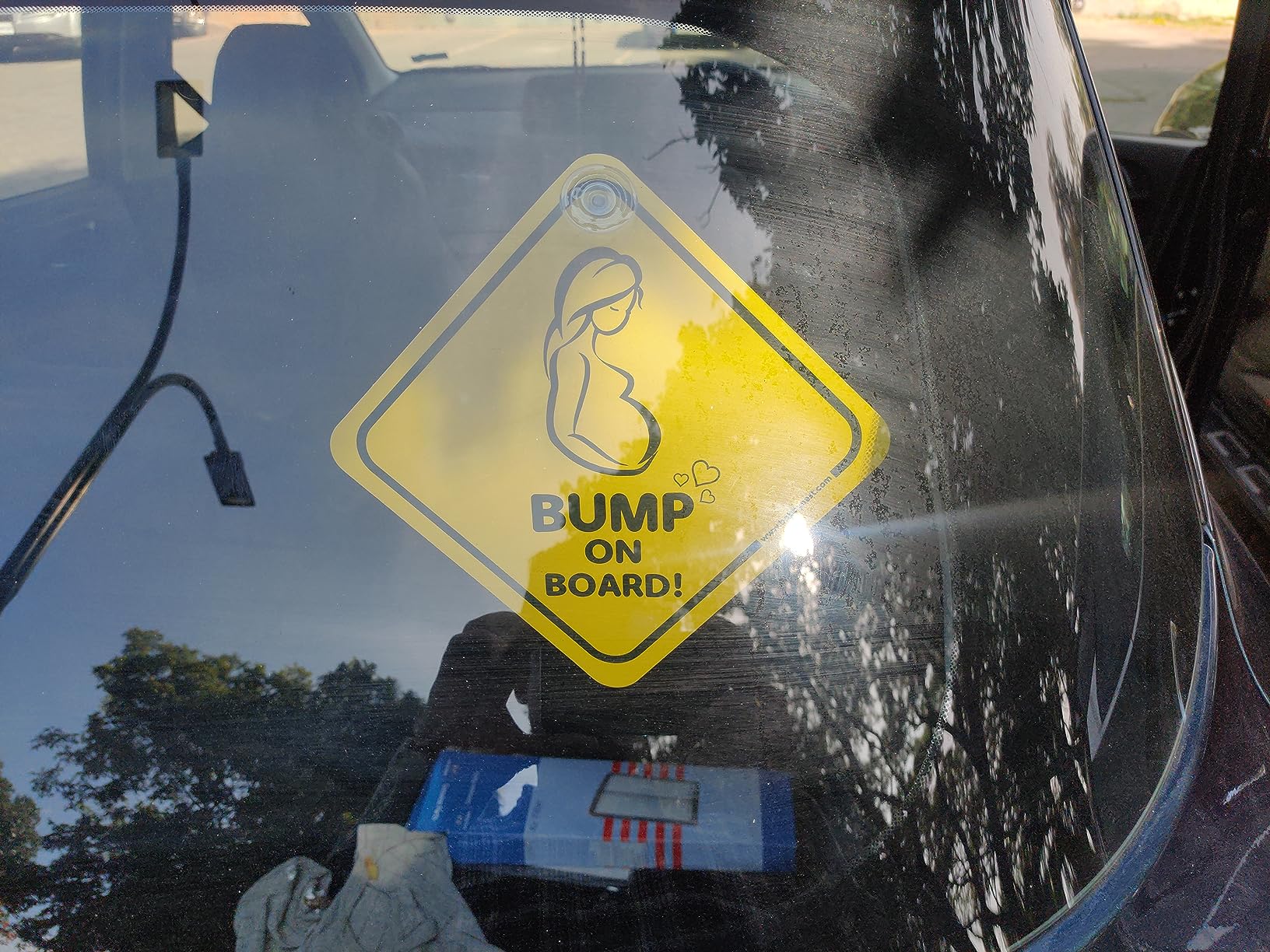 BABBY NEST Baby on Board (Bump On Board, Baby Moon ), Weatherproof Car ...