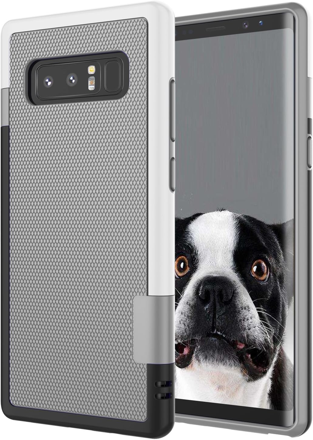 Amazon.com: Jeylly Galaxy Note 8 Case, Note 8 Cover, [3 Color] Slim ...