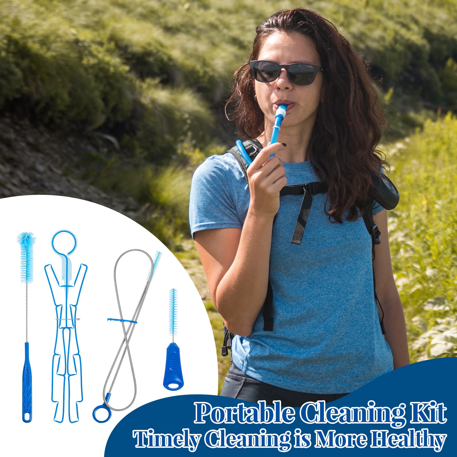 Snapklik.com : 4 Sets Hydration Bladder Cleaning Kit Including Small ...