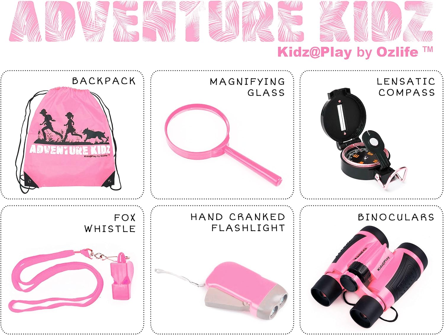 Adventure Kidz – Outdoor Exploration Kit, Children’s Toy Binoculars ...