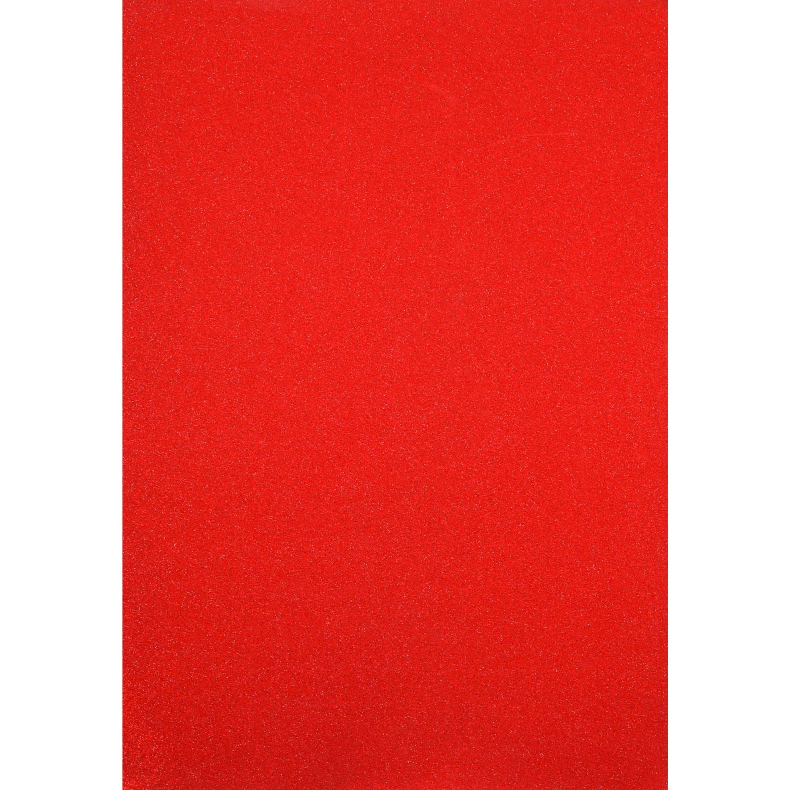 Florence Glitter Cardstock - Coloured Card A4 - Red - 5 Sheets of Craft ...