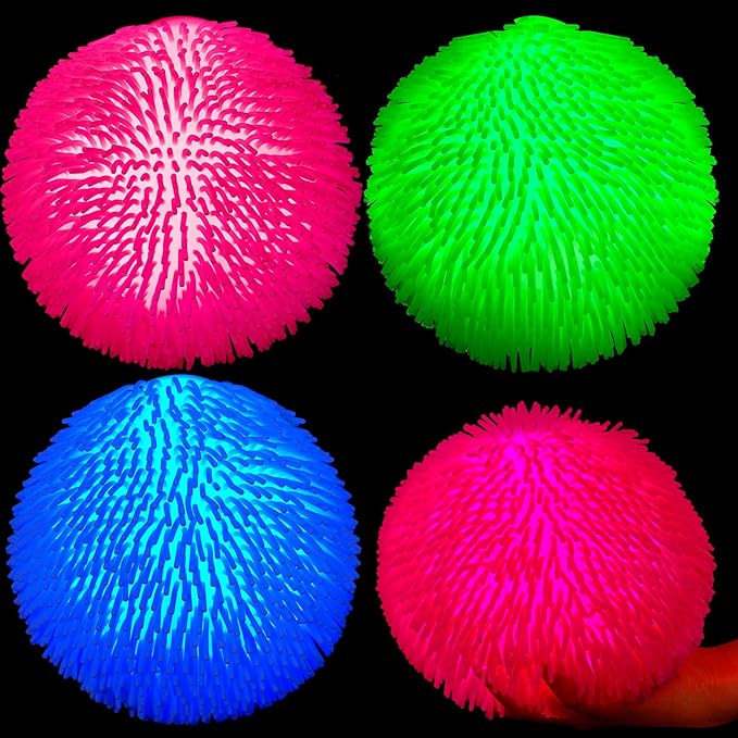 Amazon.com: Lewtemi Puffer Balls Glow in The Dark 9 Inch Large Puffer ...