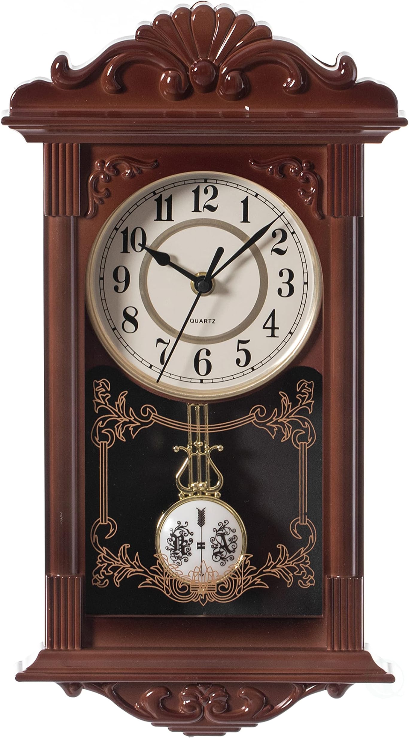 Clockswise QI004145.BN - Reloj de Pared con diseño de péndulo de ...