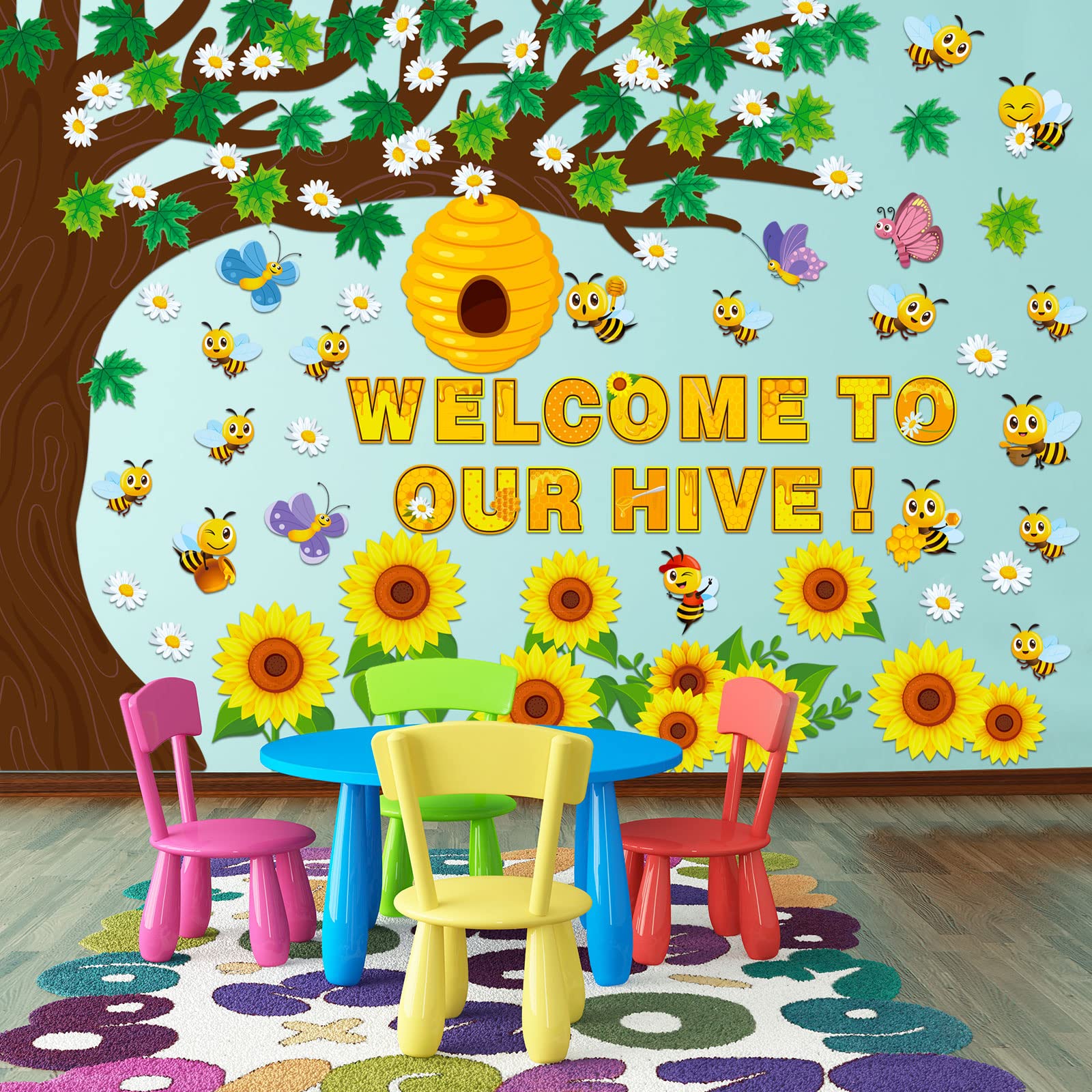 Bee Themed Classroom Decor Pasimy Bee Bulletin Boards Decorations Bee ...