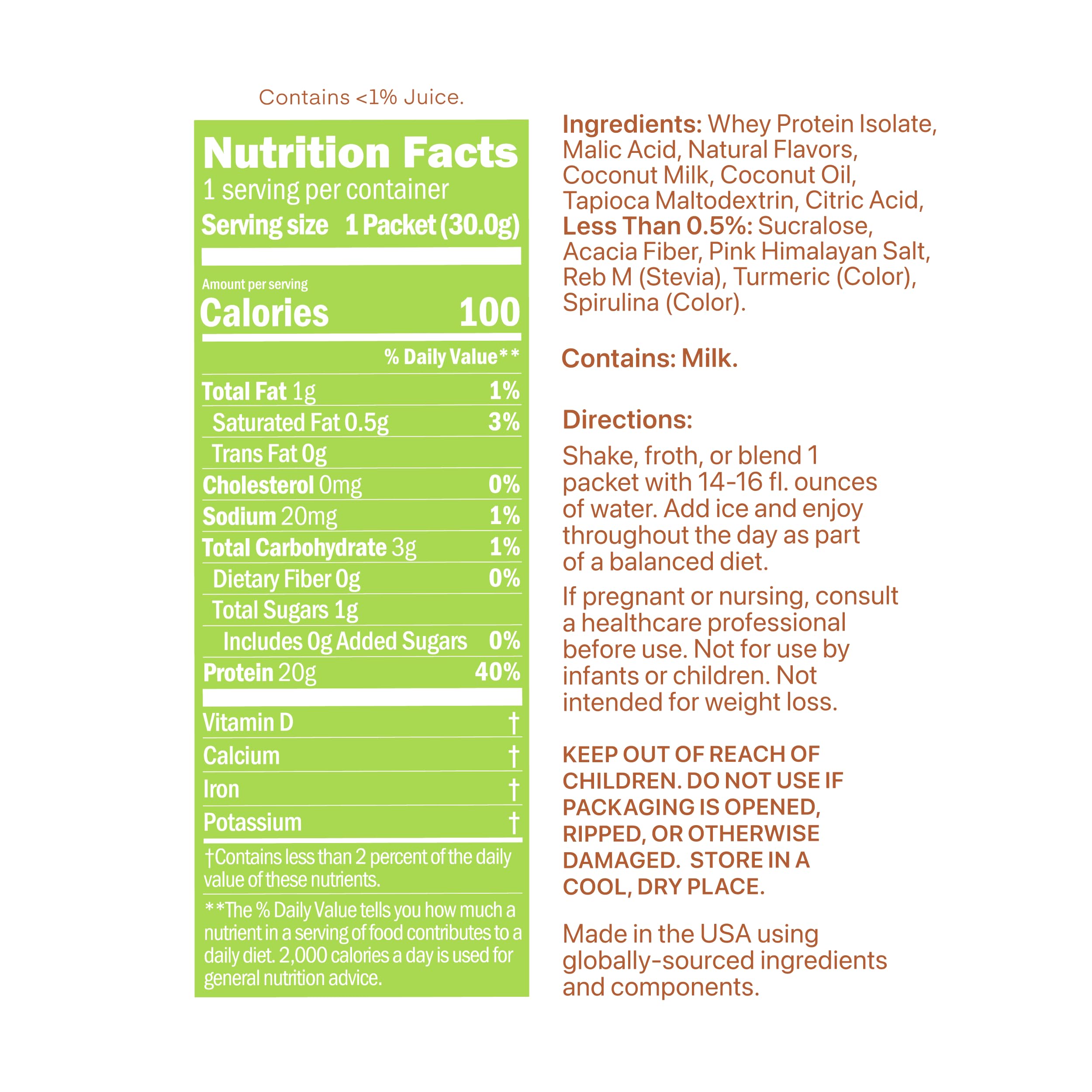 Snapklik.com : Oath Nutrition Clear Whey Isolate Protein Powder ...