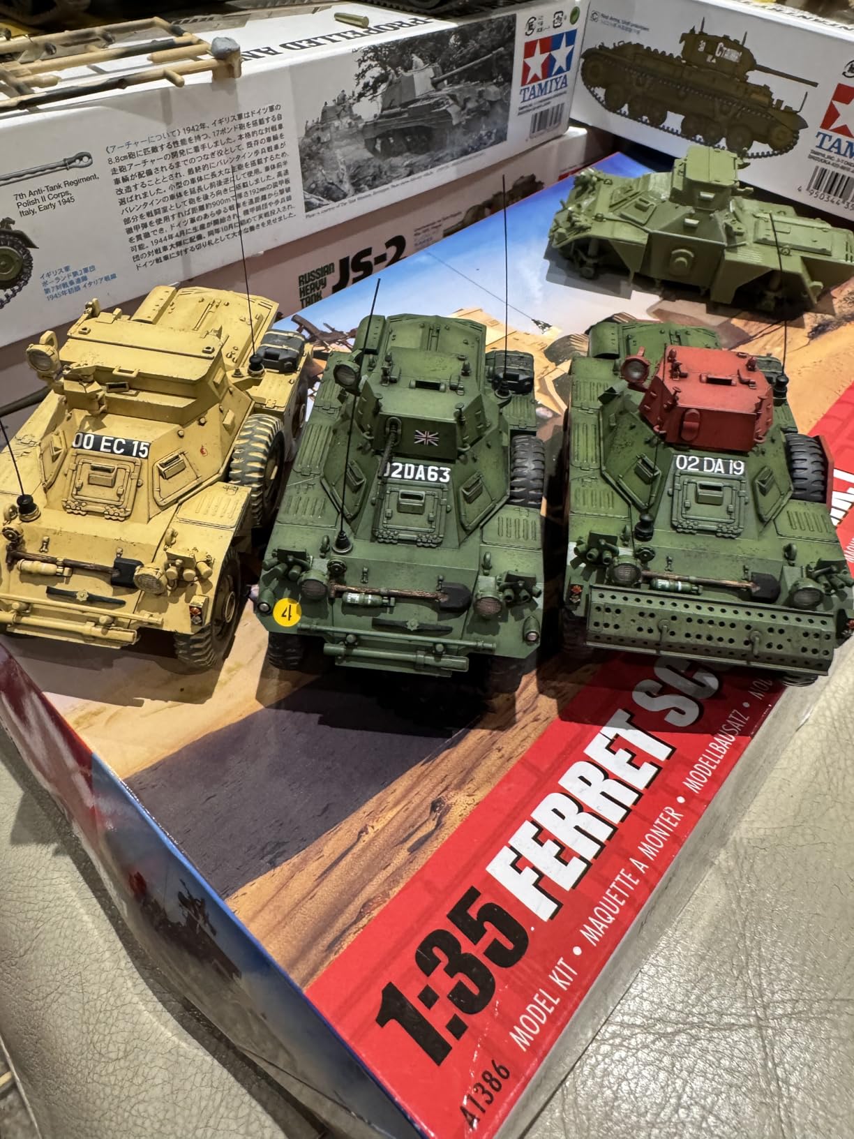 Airfix A1386 Ferret Scout Car Mk 1 Military Model Building Kit ...