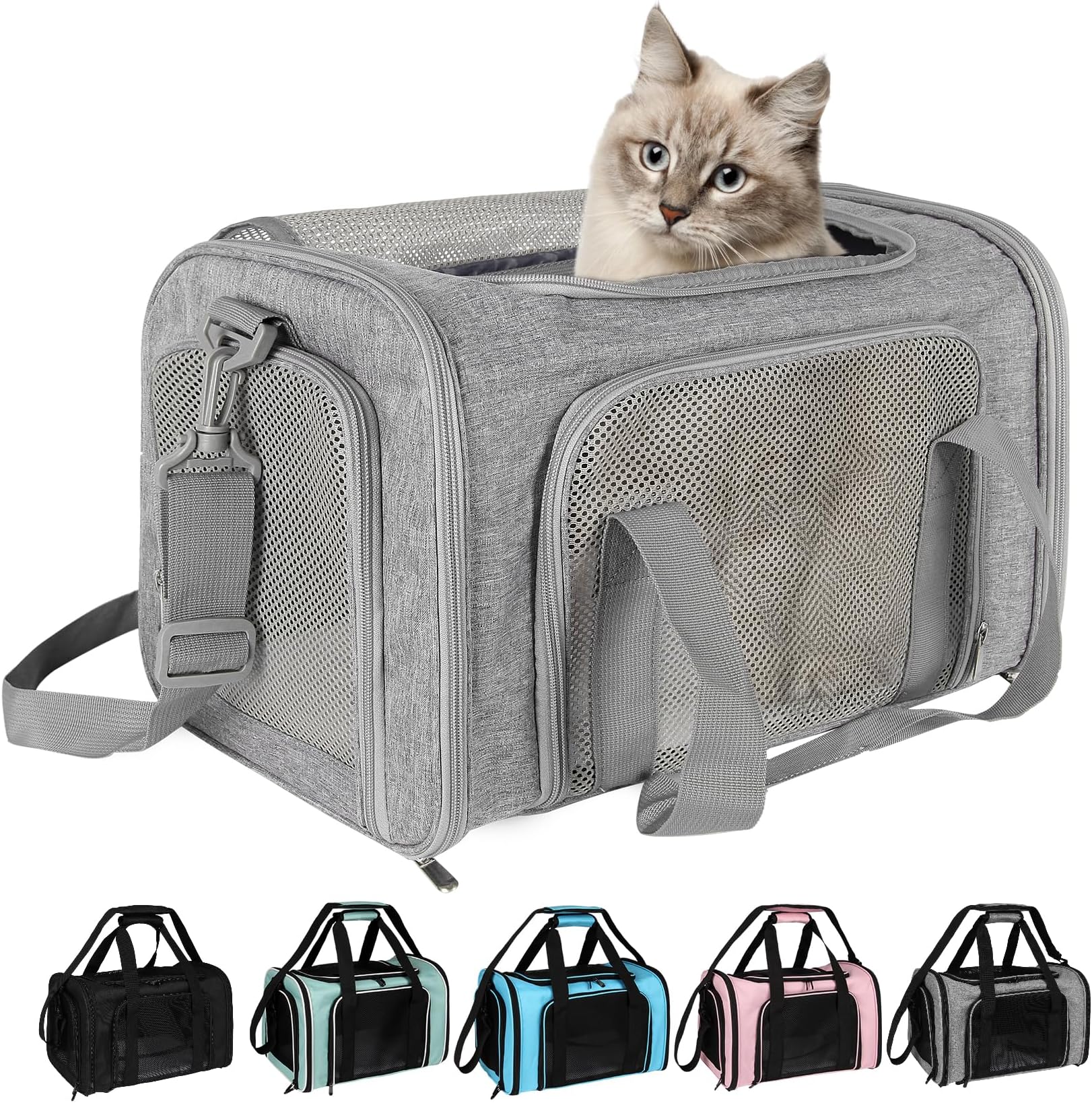Amazon.com : Top tasta Dog Cat Carrier Pet Carriers for Small Medium ...