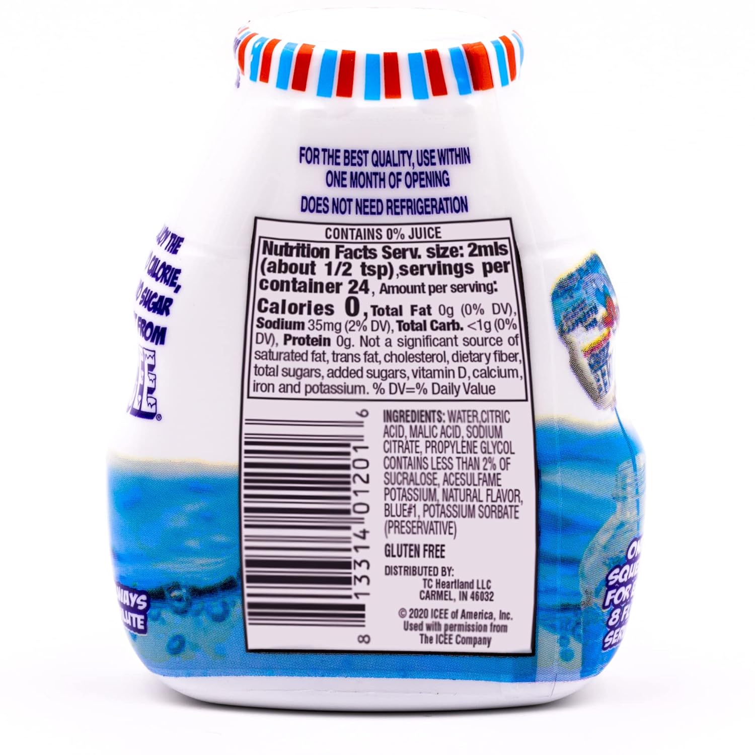 ICEE Zero Calorie Blue Raspberry Liquid Water Enhancer Mezcla de ...