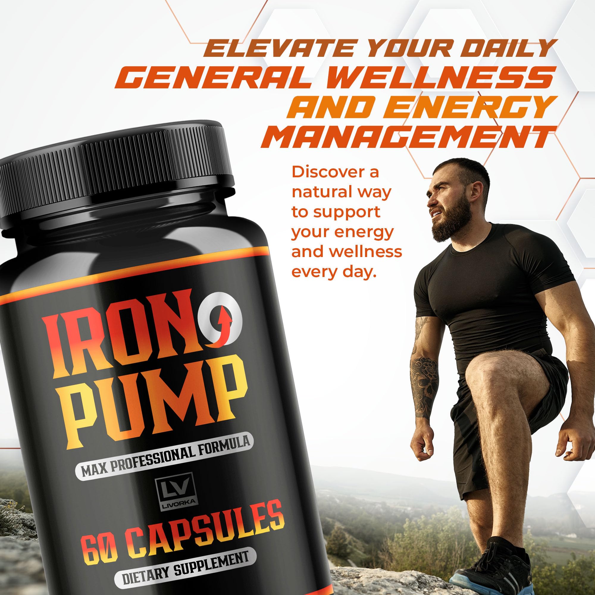 Snapklik.com : (2 Pack) Iron Pump Pills, Iron Pump, Iron Pump Capsules ...