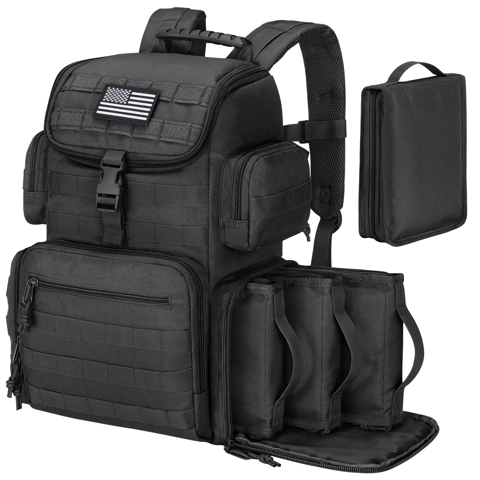 Amazon.com: CVLIFE Tactical Range Backpack with Removable Divider, Gun ...