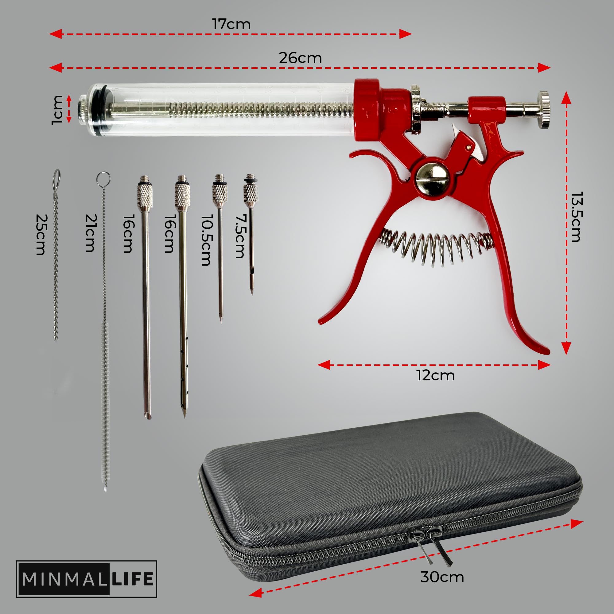 Snapklik.com : Meat Injector Syringe Kit - Food Syringe, Marinade ...