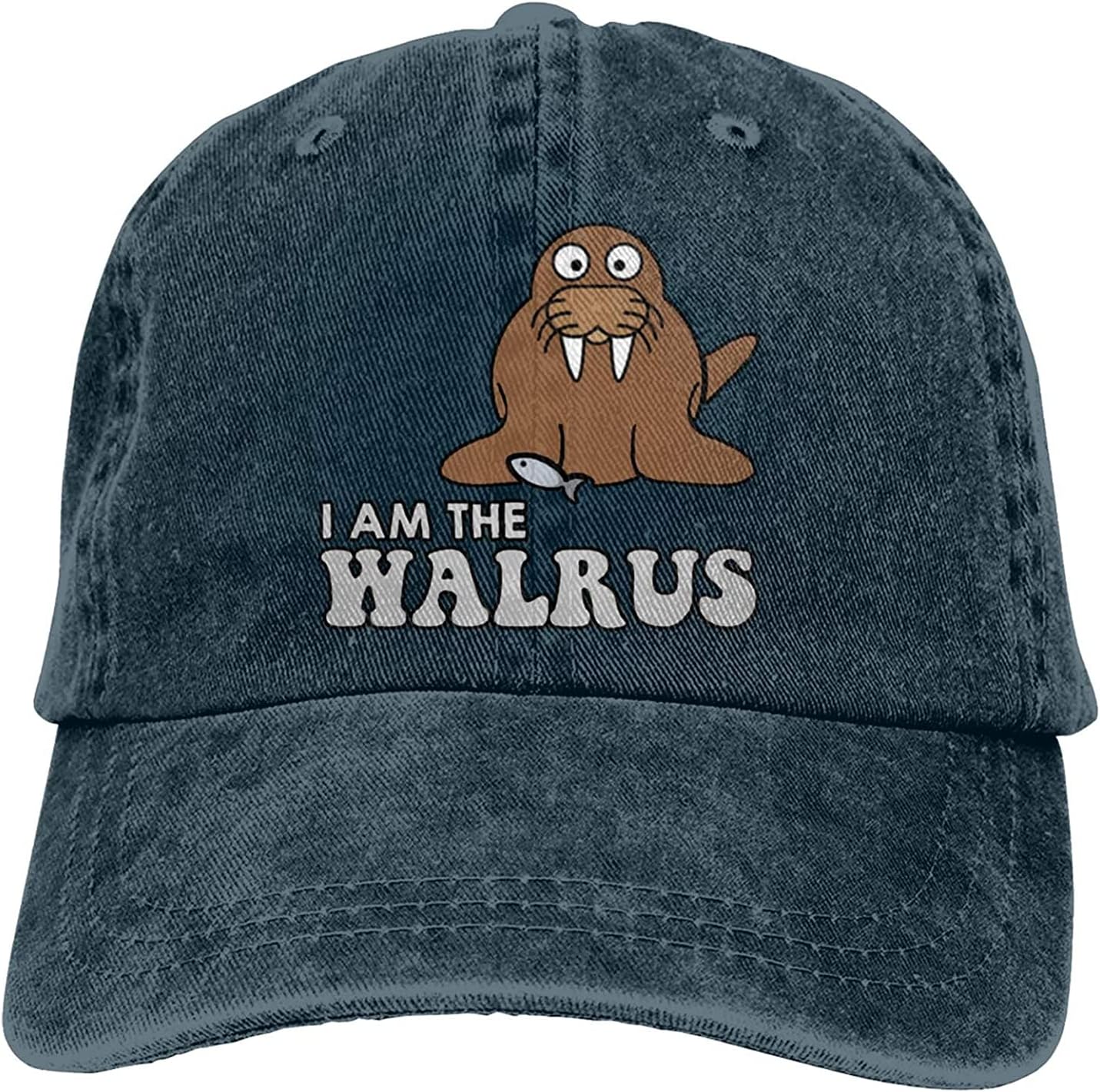 I Am The Walrus Unisex Baseball Cap Cotton Adjustable Dad Hat : Amazon ...
