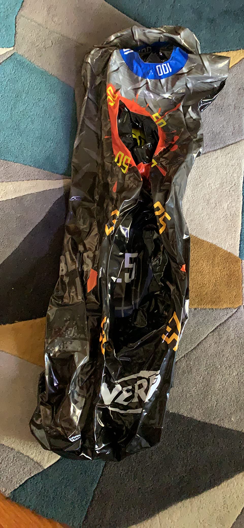 NERF Inflatable Target, 4’ Tall Practice Device – 3 Score Zones, Water ...