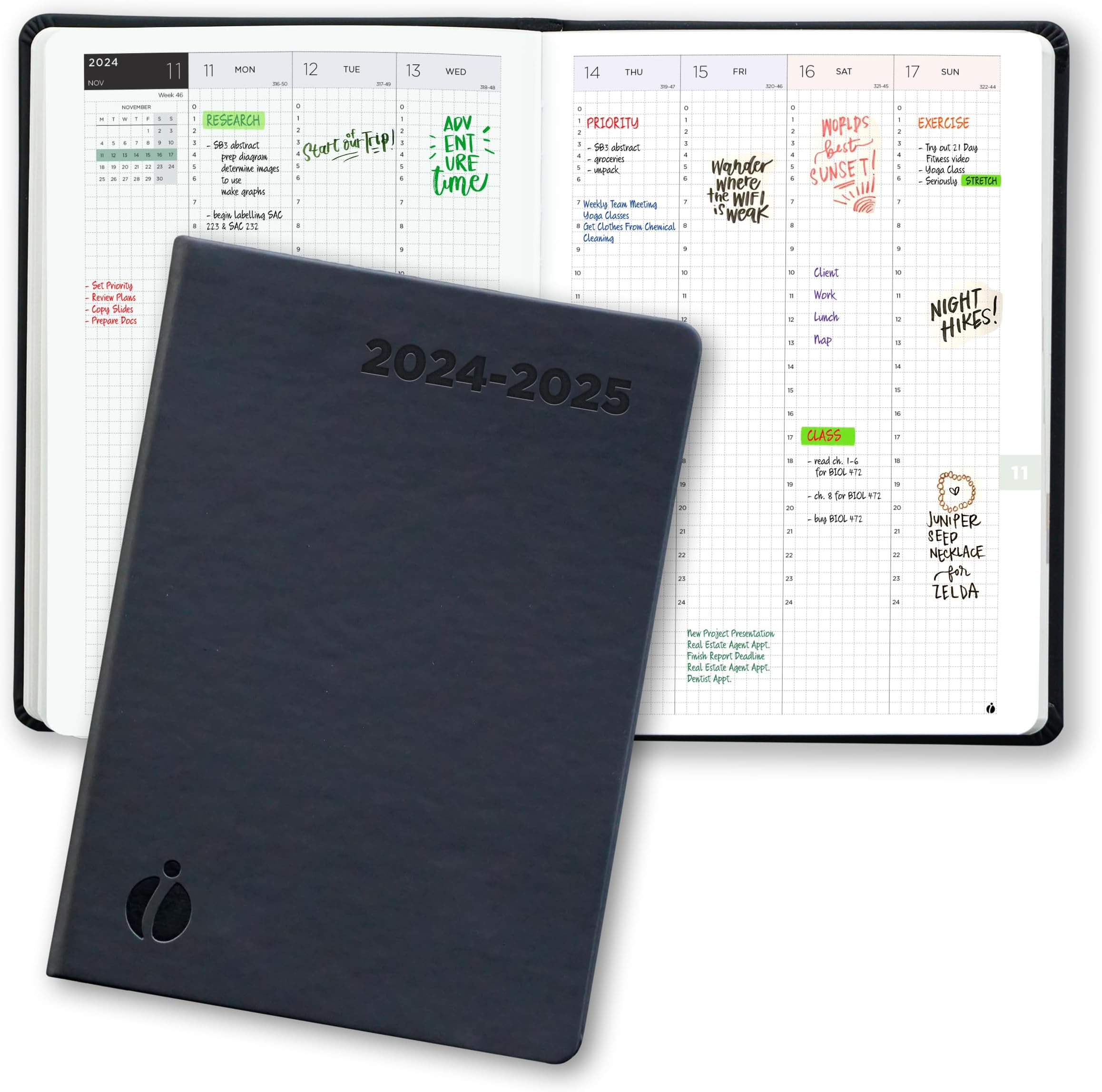 Amazon.com : POPRUN Planner 2024-2025 (6.5'' x 8.5'') Academic Year ...