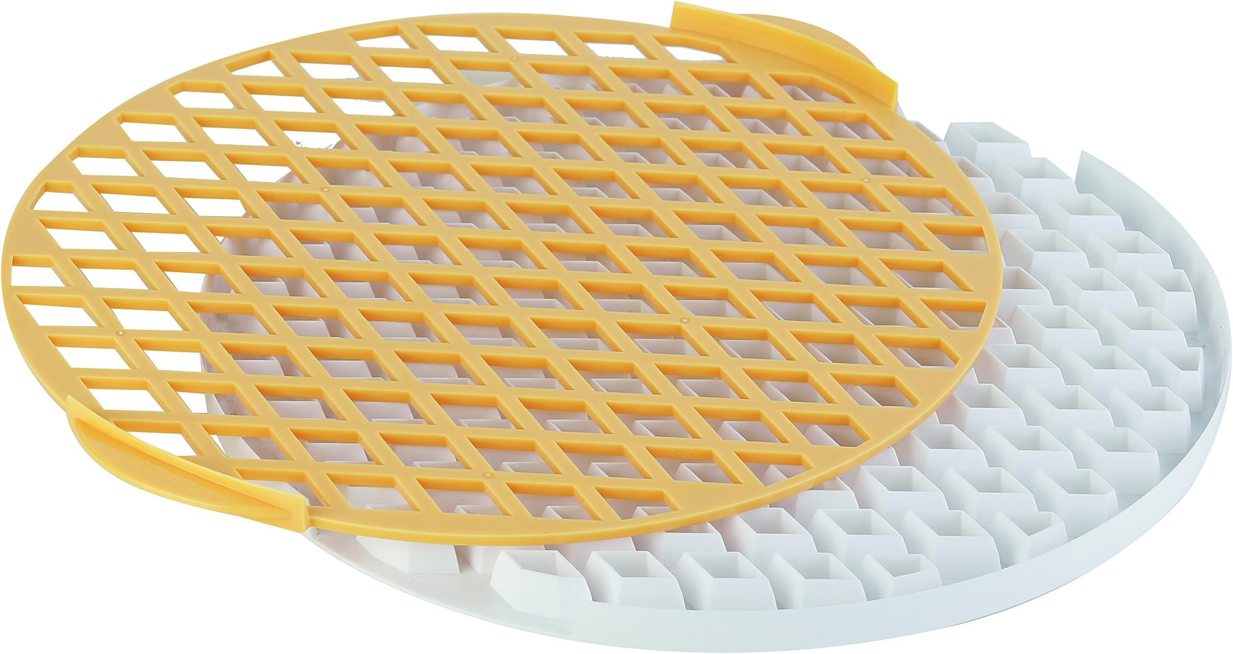 2 Stücke Gitterroller, XCOZU Gitterwalze Teigroller Teigwalze, Weiß ...