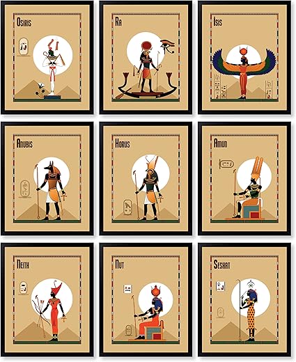 Amazon.com: 97 Decor Ancient Egyptian Decor for Home - Egyptian Goddess ...