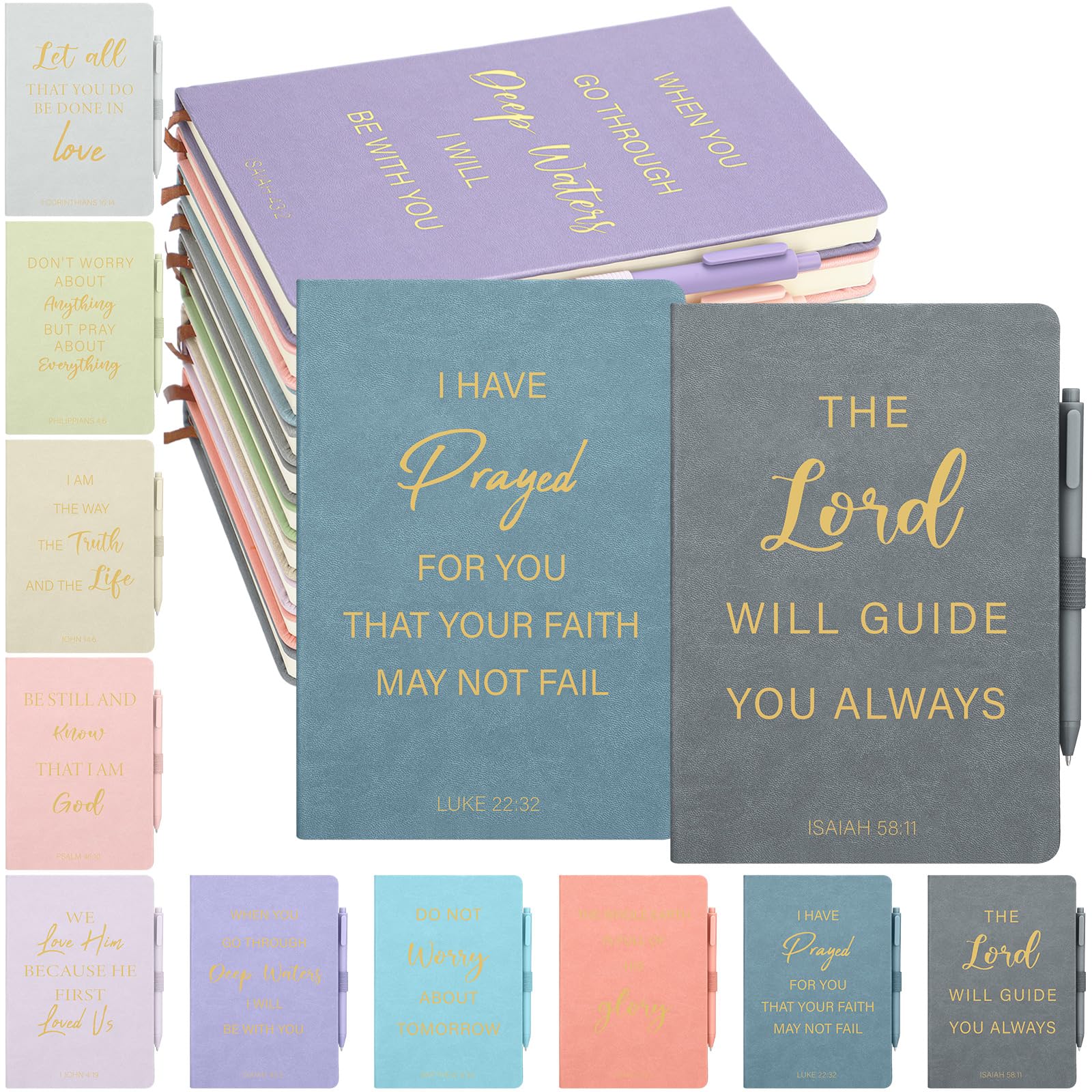 Amazon.com : Thenshop 20 Pcs Christian Gifts for Women Bulk 10 Pastel ...