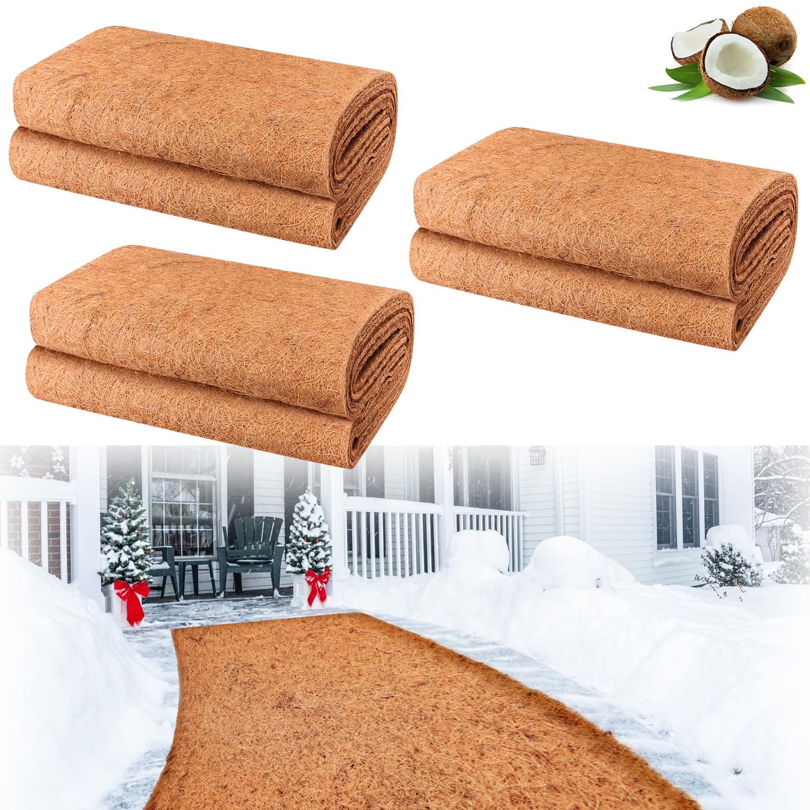 Snapklik.com : Riare 3 Pack 31 X 80 Inch No Slip Ice And Snow Carpet ...