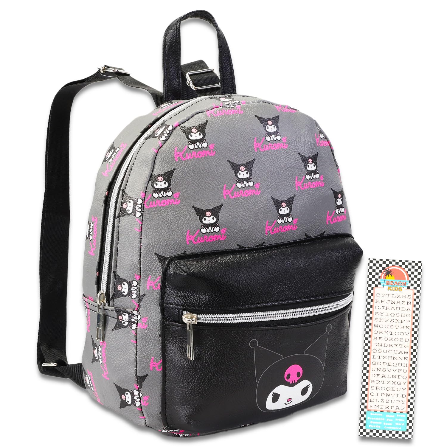 Amazon.com: Hello Kitty Kuromi Mini Backpack for Women - 10” Faux ...