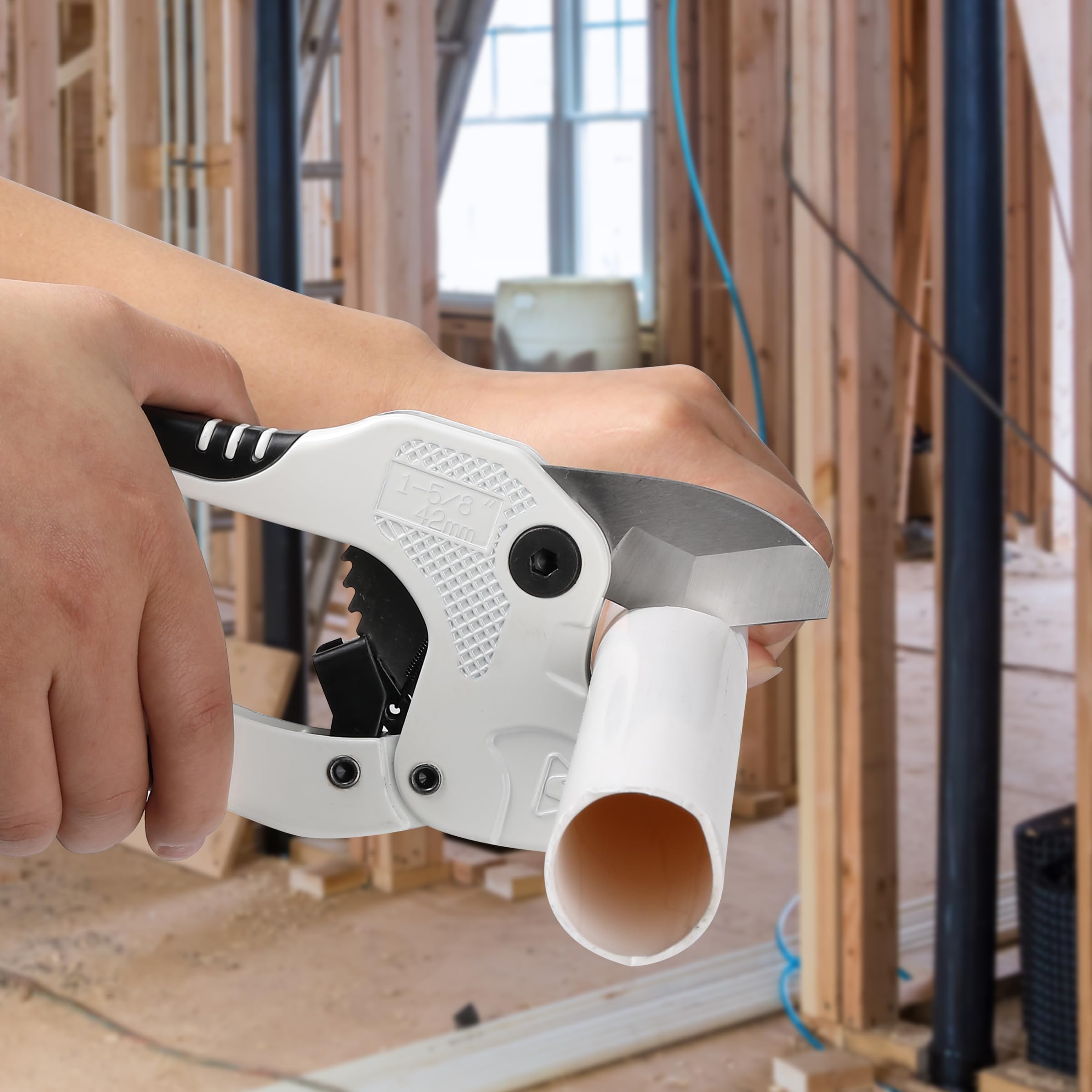Snapklik.com : Bates- PVC Pipe Cutter, Cuts Up To 1-5/8", Ivory ...