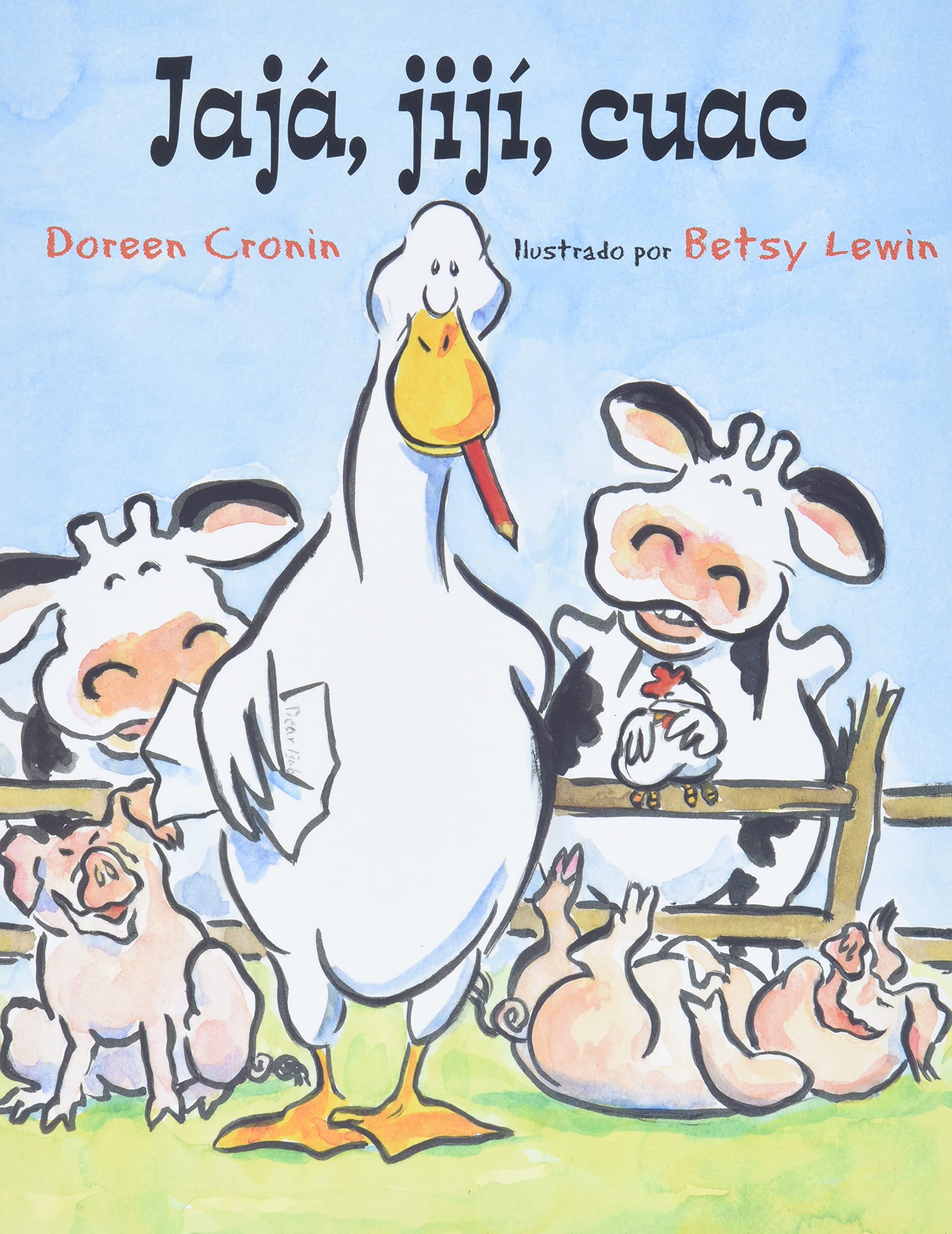 Jaja Jiji Cuac (Spanish Edition): Cronin, Doreen, Lewin, Betsy, Rioja ...