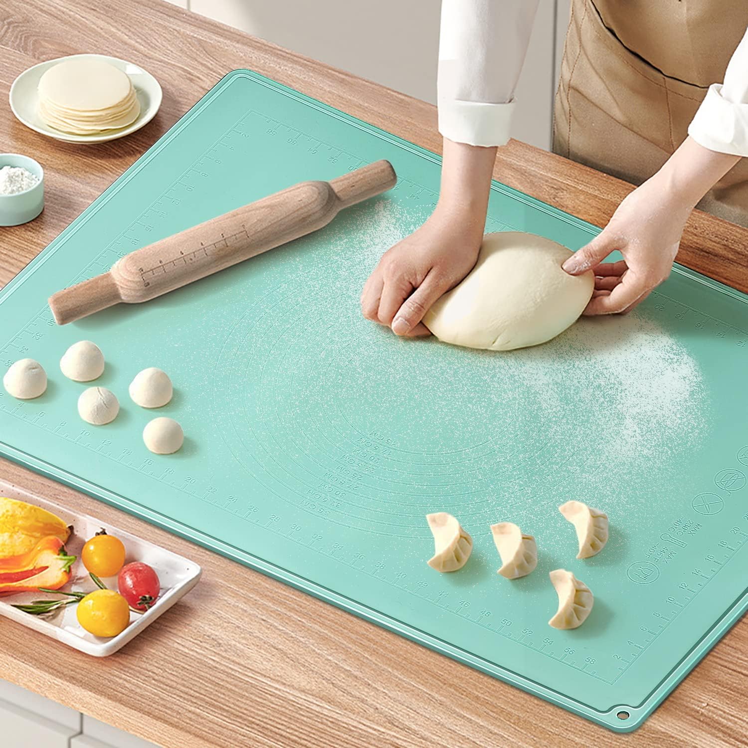 KUKIFUN Silicone Baking Mat,28 * 20inch Extra Large Thickened Non-Stick ...