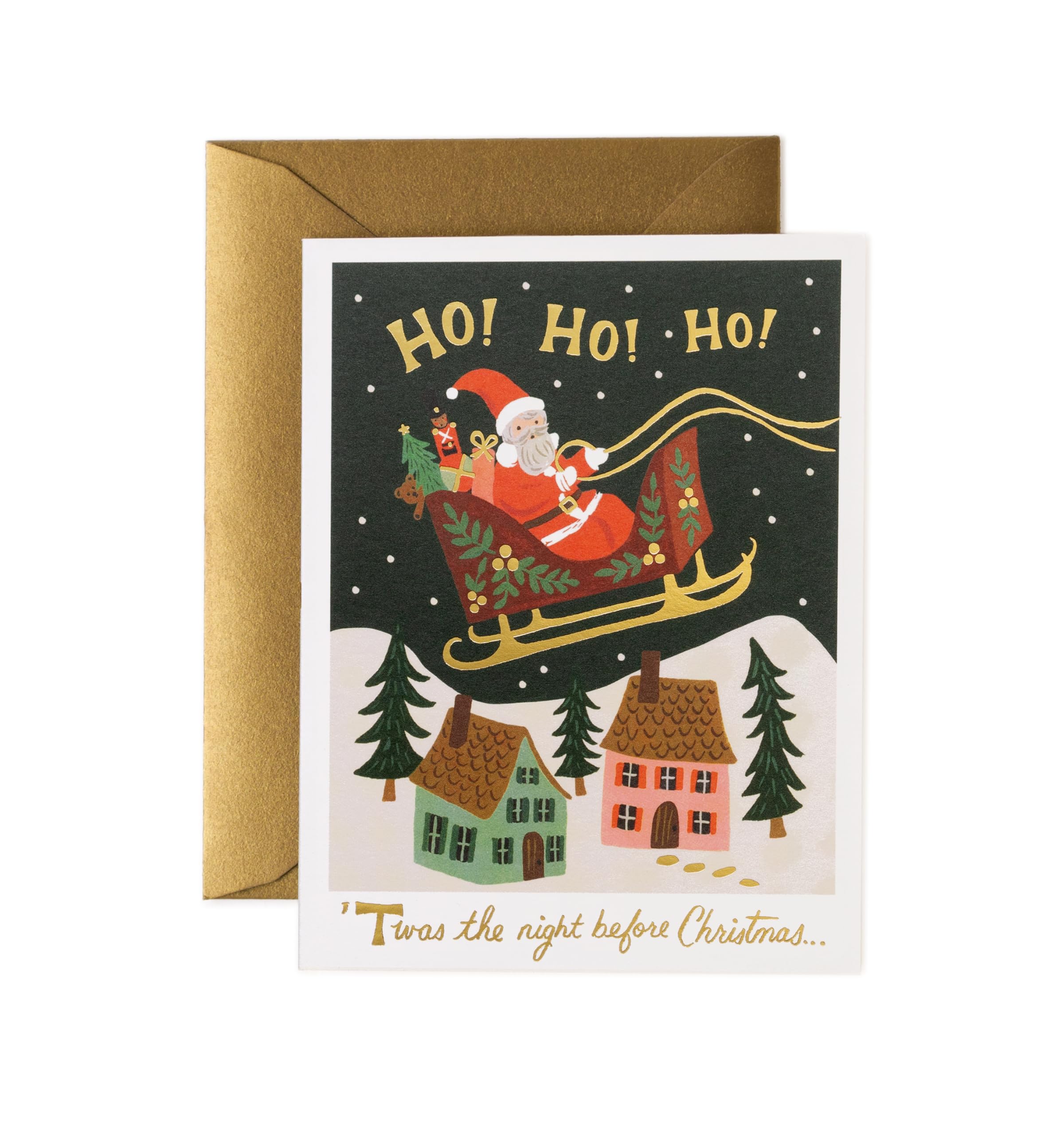 Amazon.com : RIFLE PAPER CO. Boxed Set of 16 Christmas Delivery Cards ...