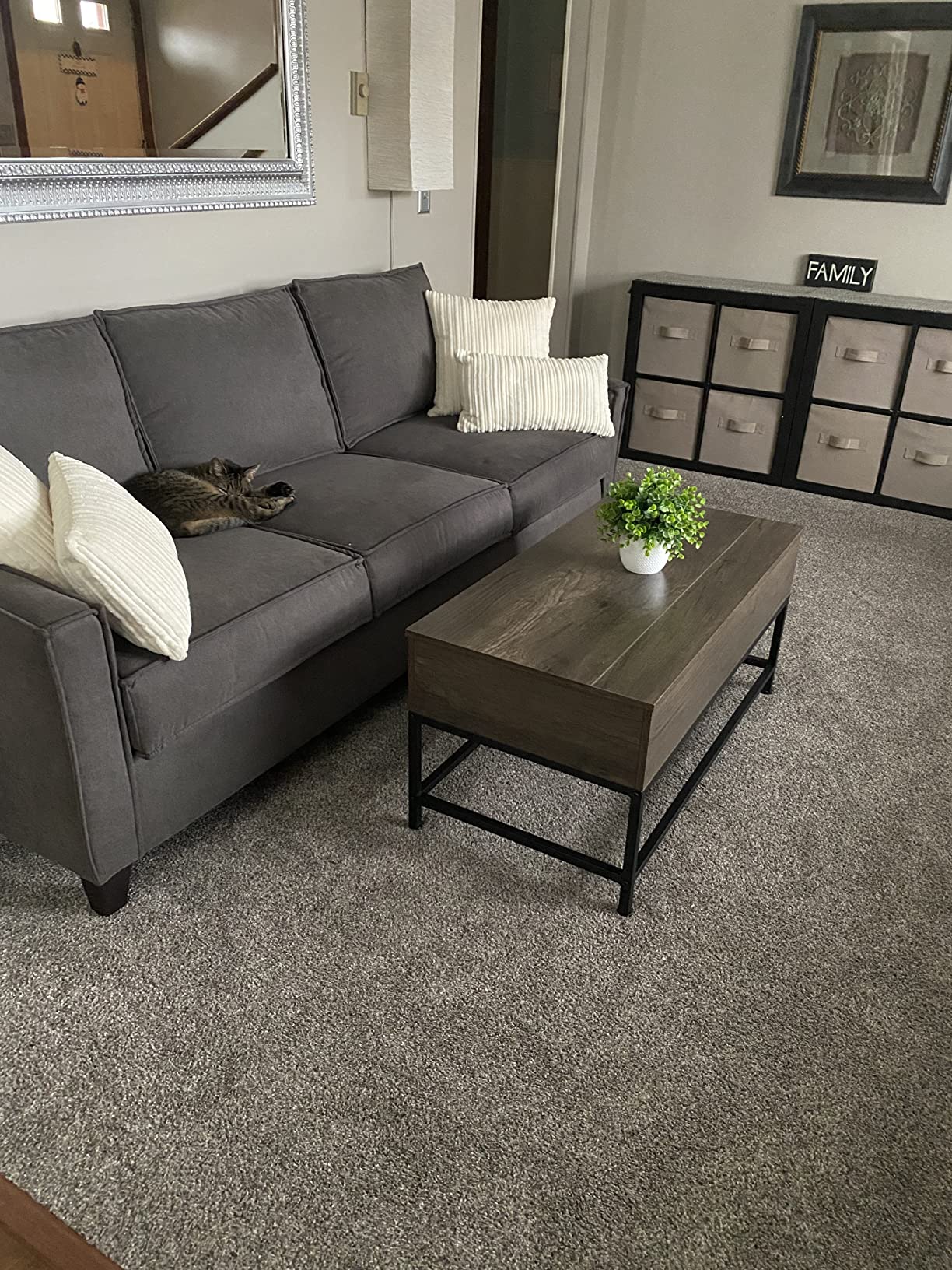 $14/mo - Finance Yaheetech Split Lift Top Coffee Table with Hidden ...