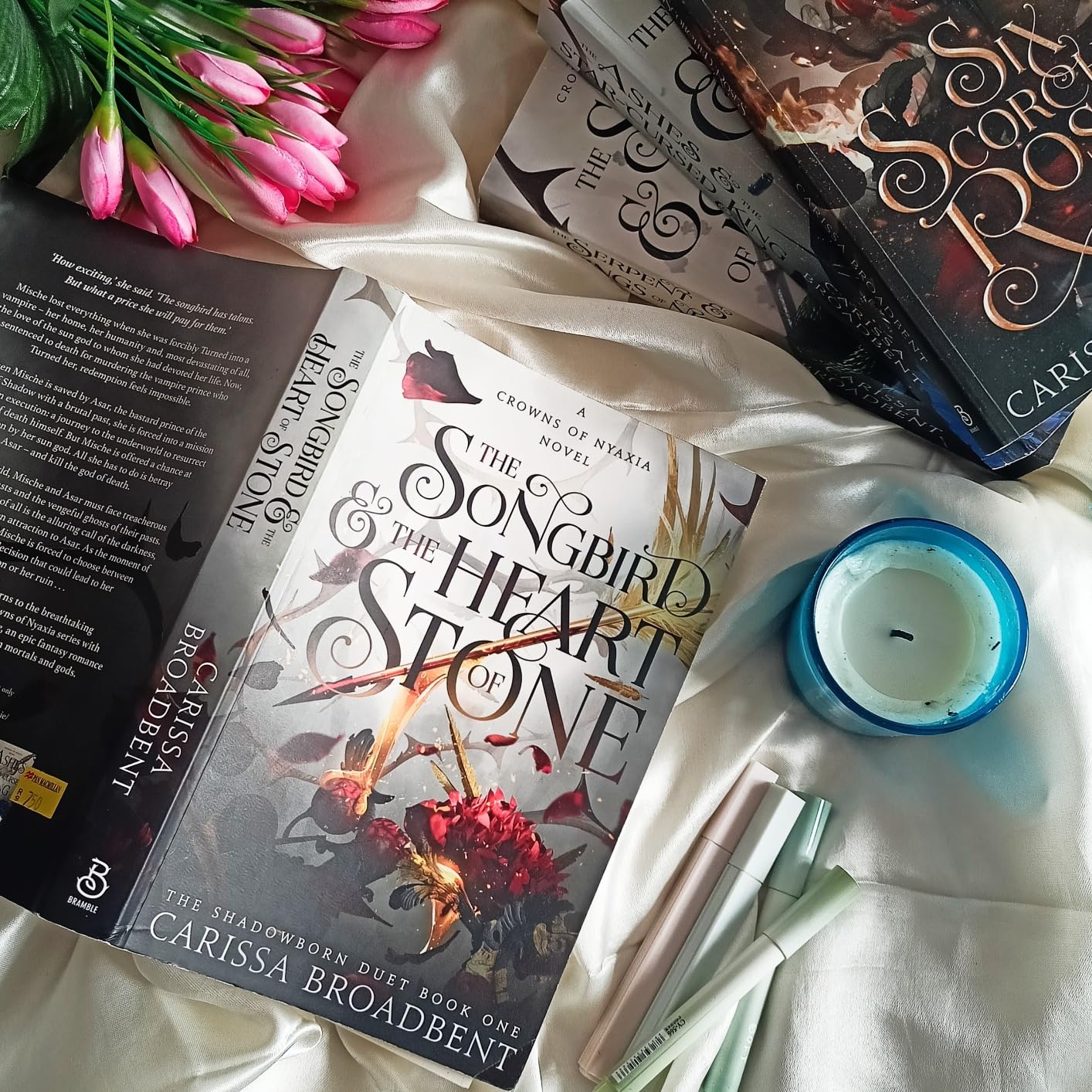 The Songbird and the Heart of Stone (Crowns of Nyaxia Book 3) eBook : Broadbent, Carissa: Amazon ...