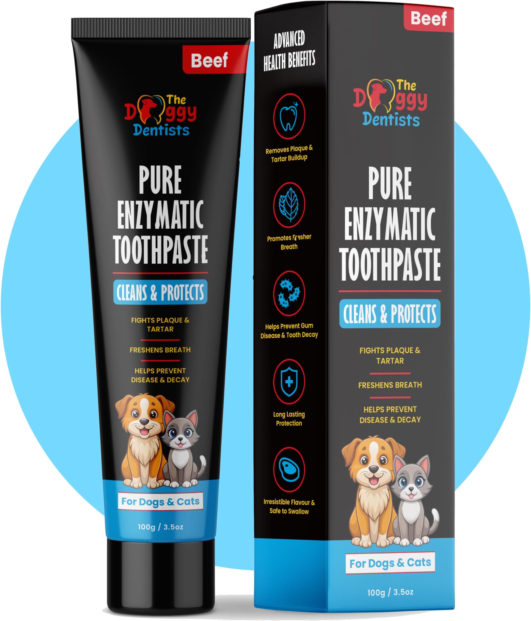 Virbac CET Enzymatic Toothpaste| Eliminates Bad Breath by Removing ...