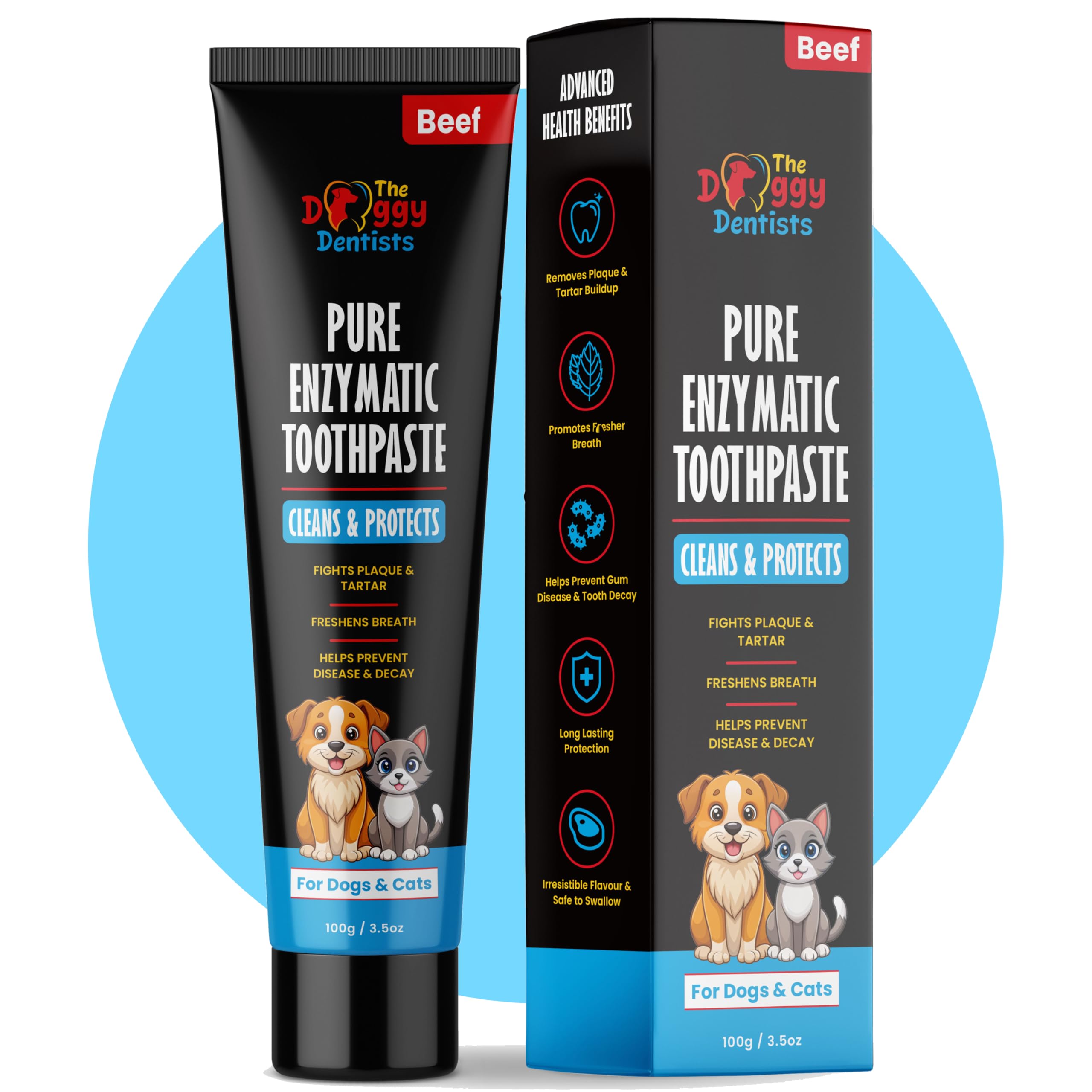 Vet Strength Pure Enzymatic Pet Toothpaste | Fights Plaque, Tartar ...