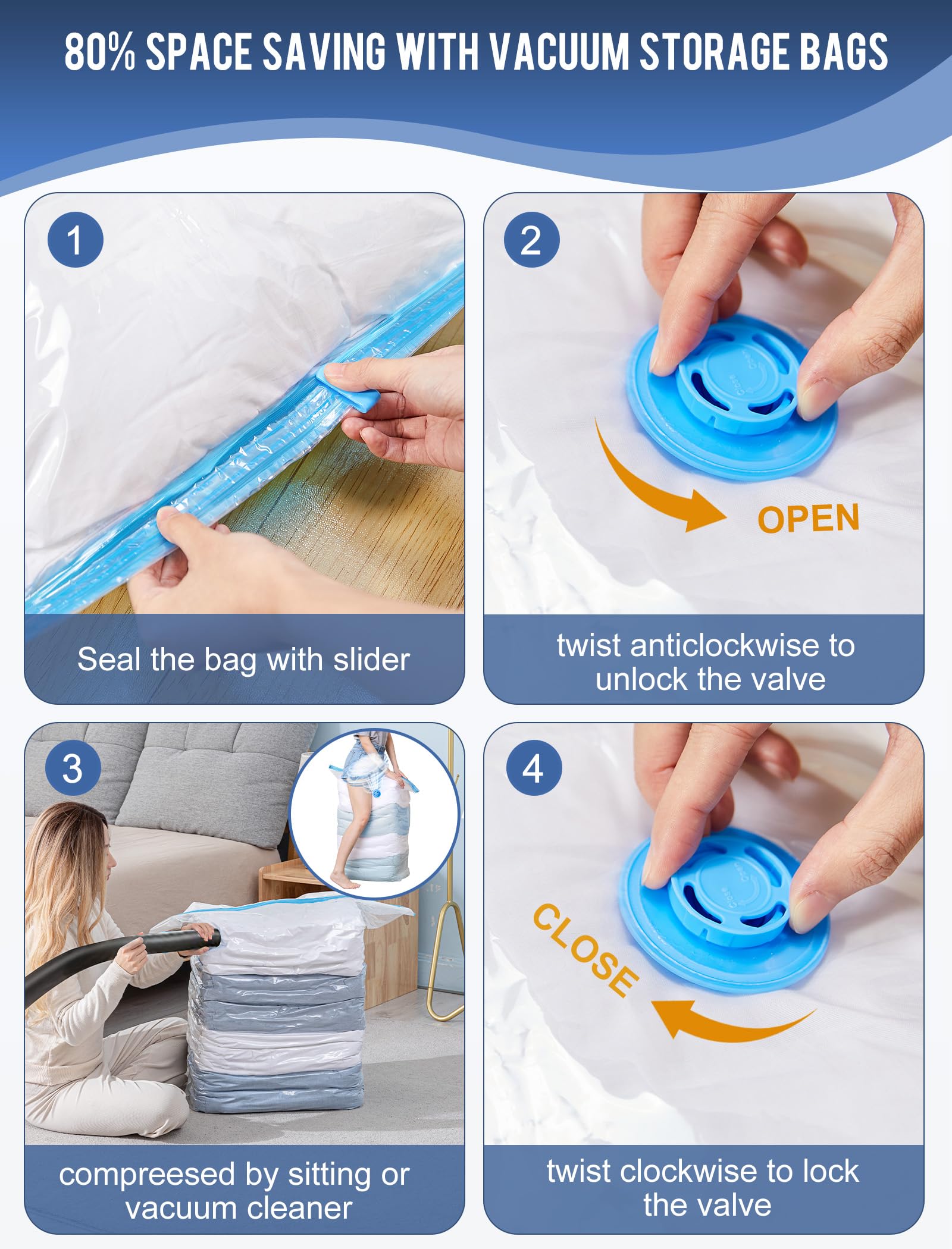 WANALIT 9 Pack Moving Bags, 6 Pack Heavy Duty Extra Large Moving Bags ...