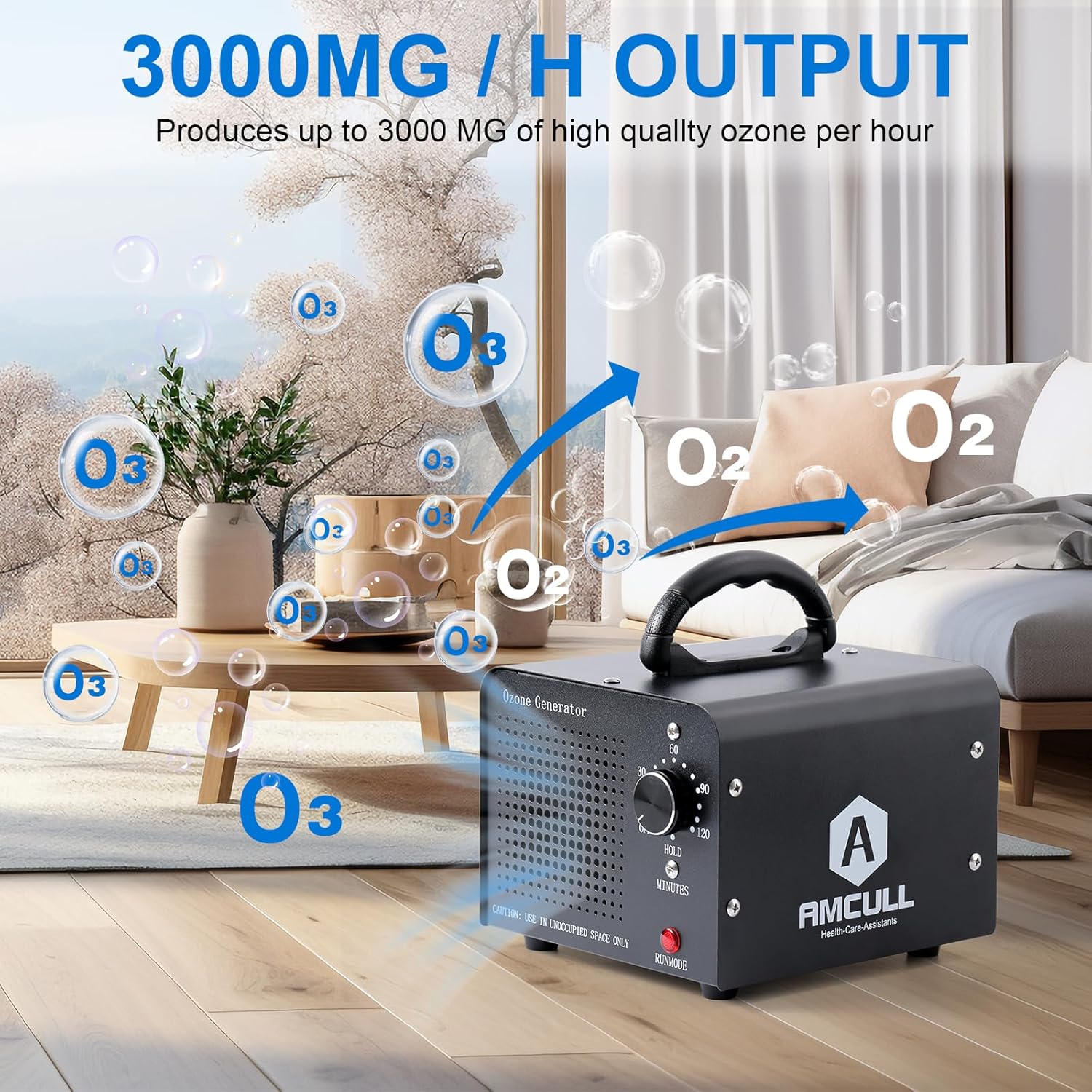 Generador de ozono 30,000 mgh eliminador de olores ozonizador ionizador ...